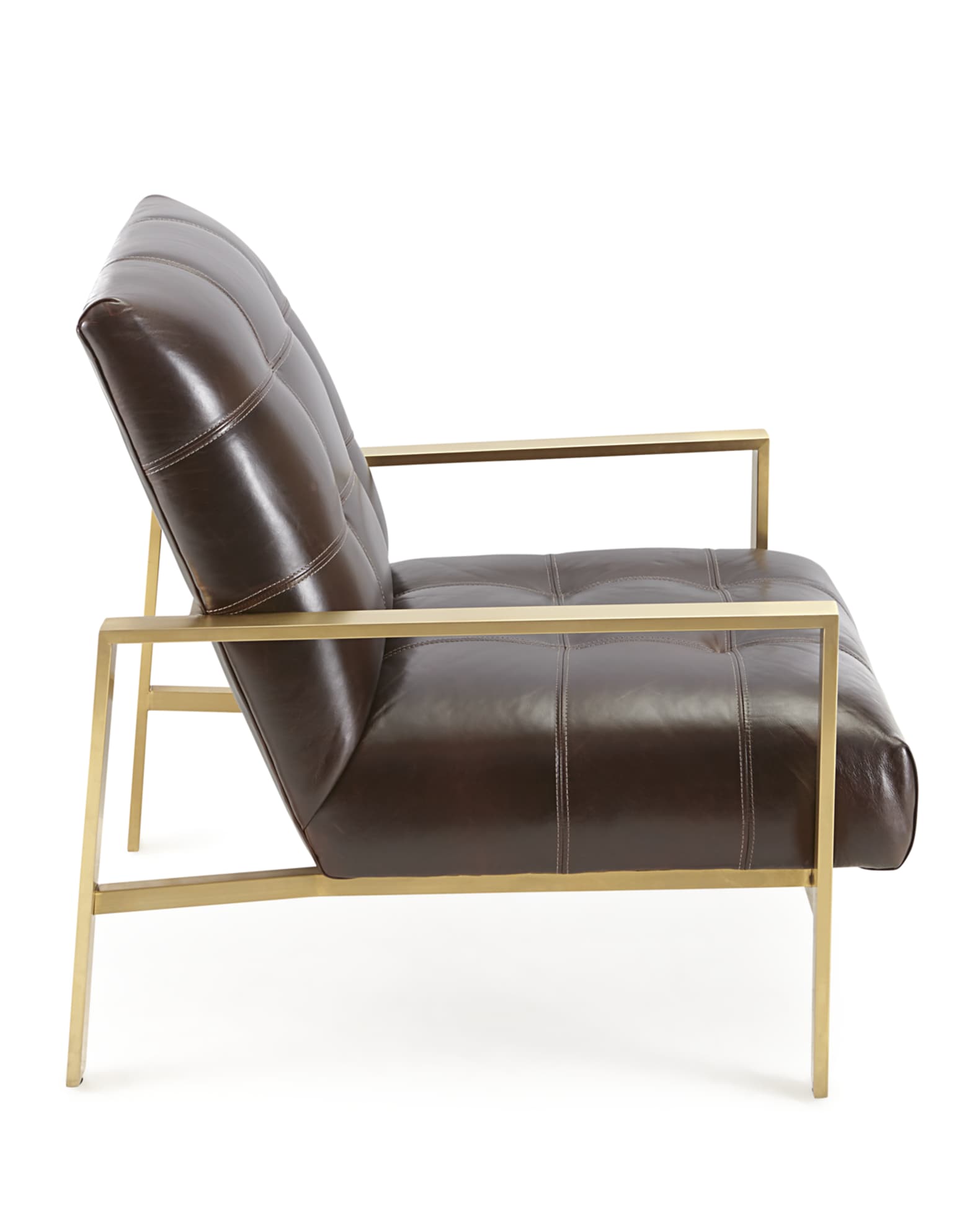 Massoud Rocco Leather Chair | Neiman Marcus