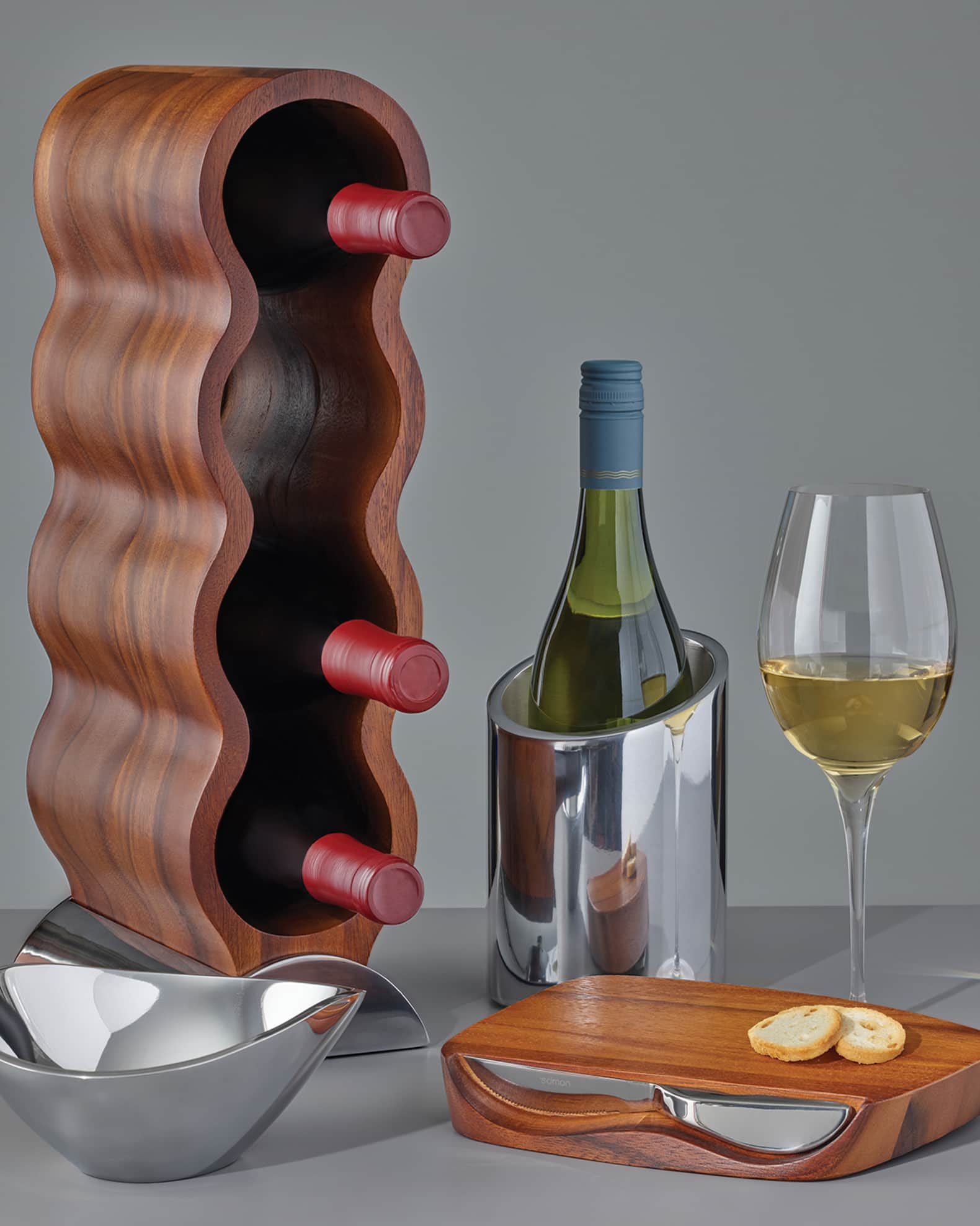 Nambe Blend Bar Board with Knife | Neiman Marcus