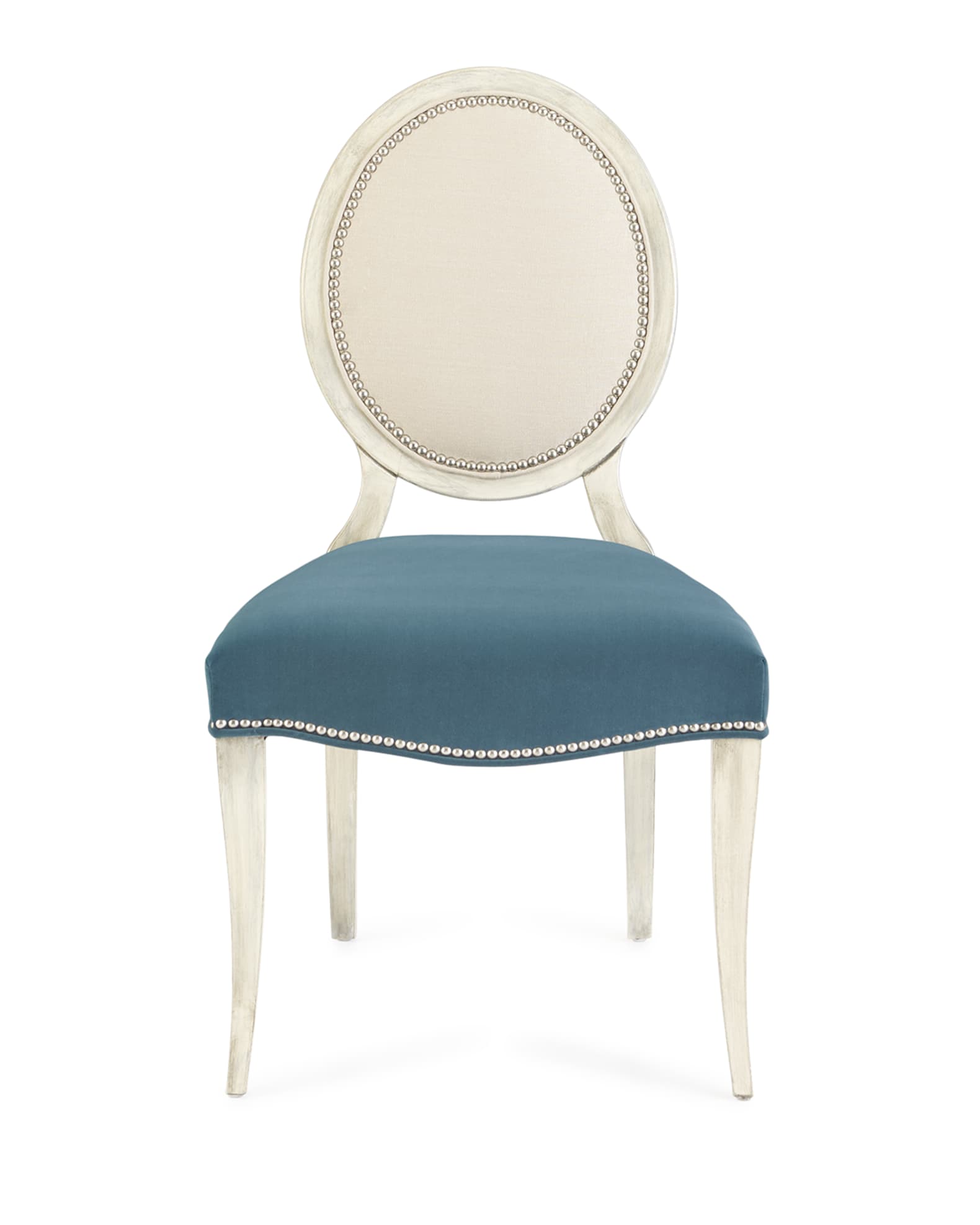 Massoud Paige Linen Dining Chair | Neiman Marcus