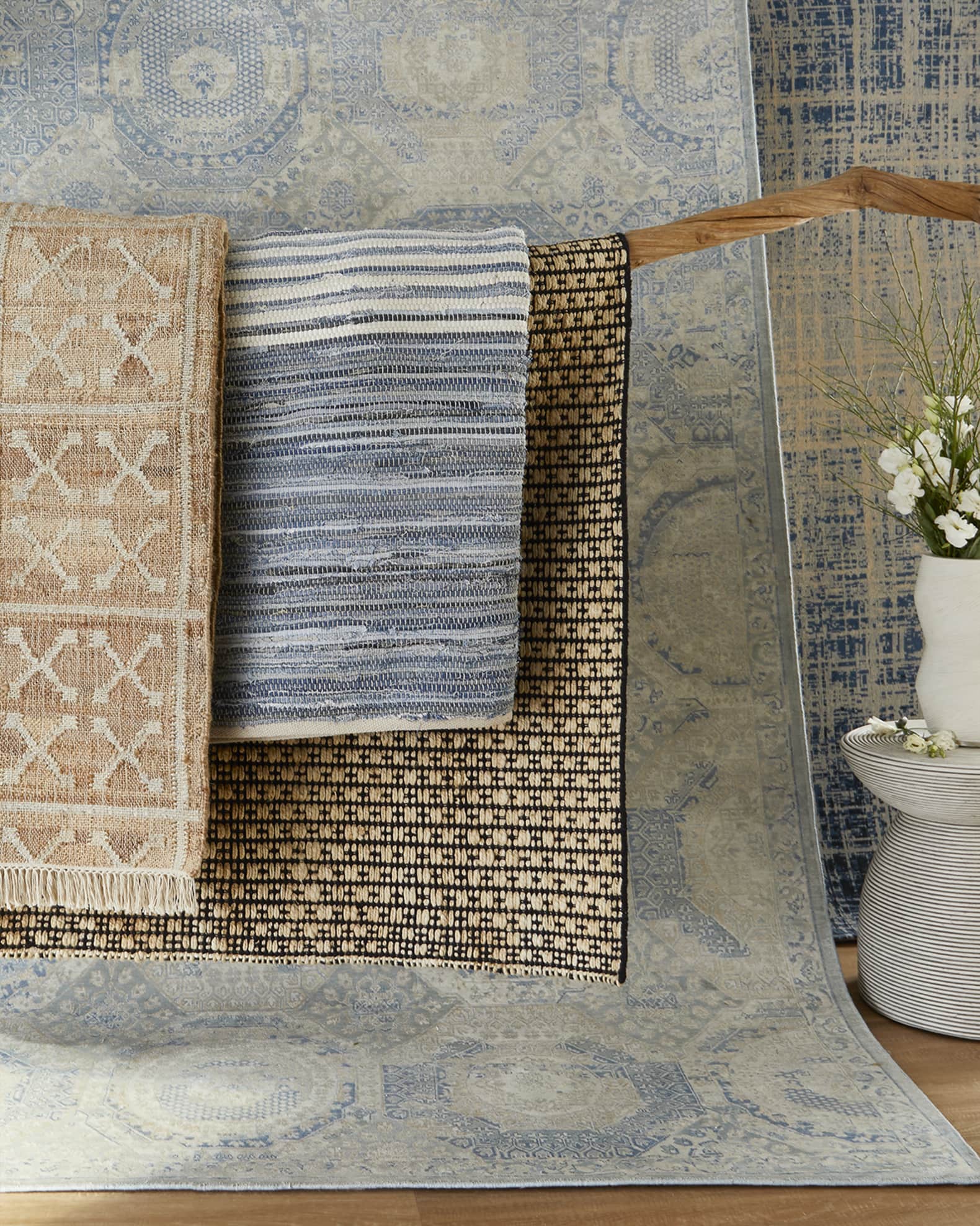 Venetian Blue Fine Rug | Neiman Marcus