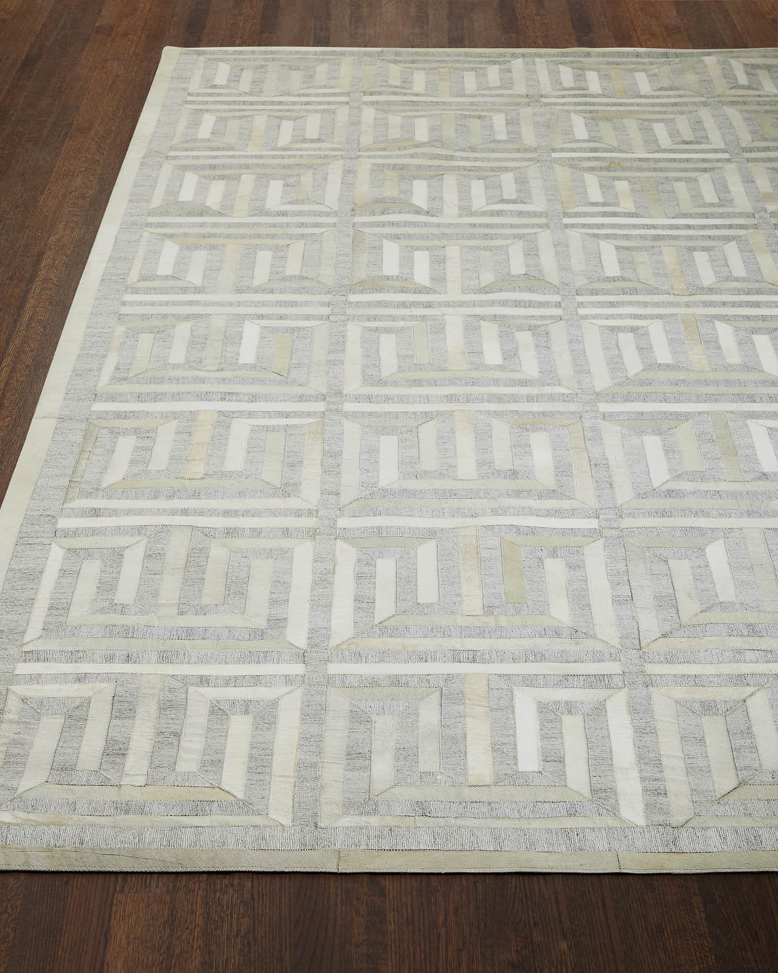 Sterling Greek Key Rug | Neiman Marcus