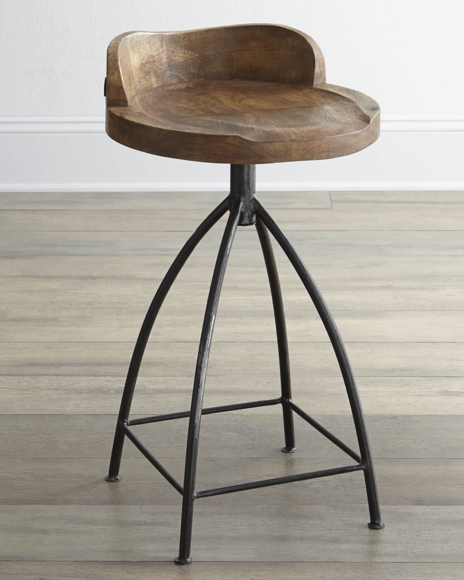 Arteriors Henson Counter Stool, 24.5” | Neiman Marcus
