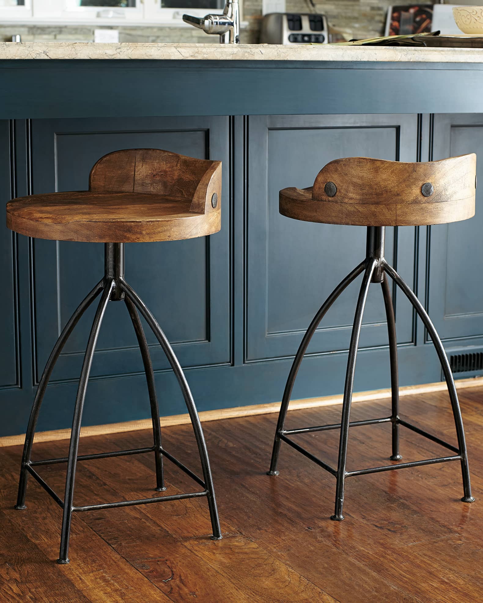 Arteriors Henson Counter Stool, 24.5” | Neiman Marcus
