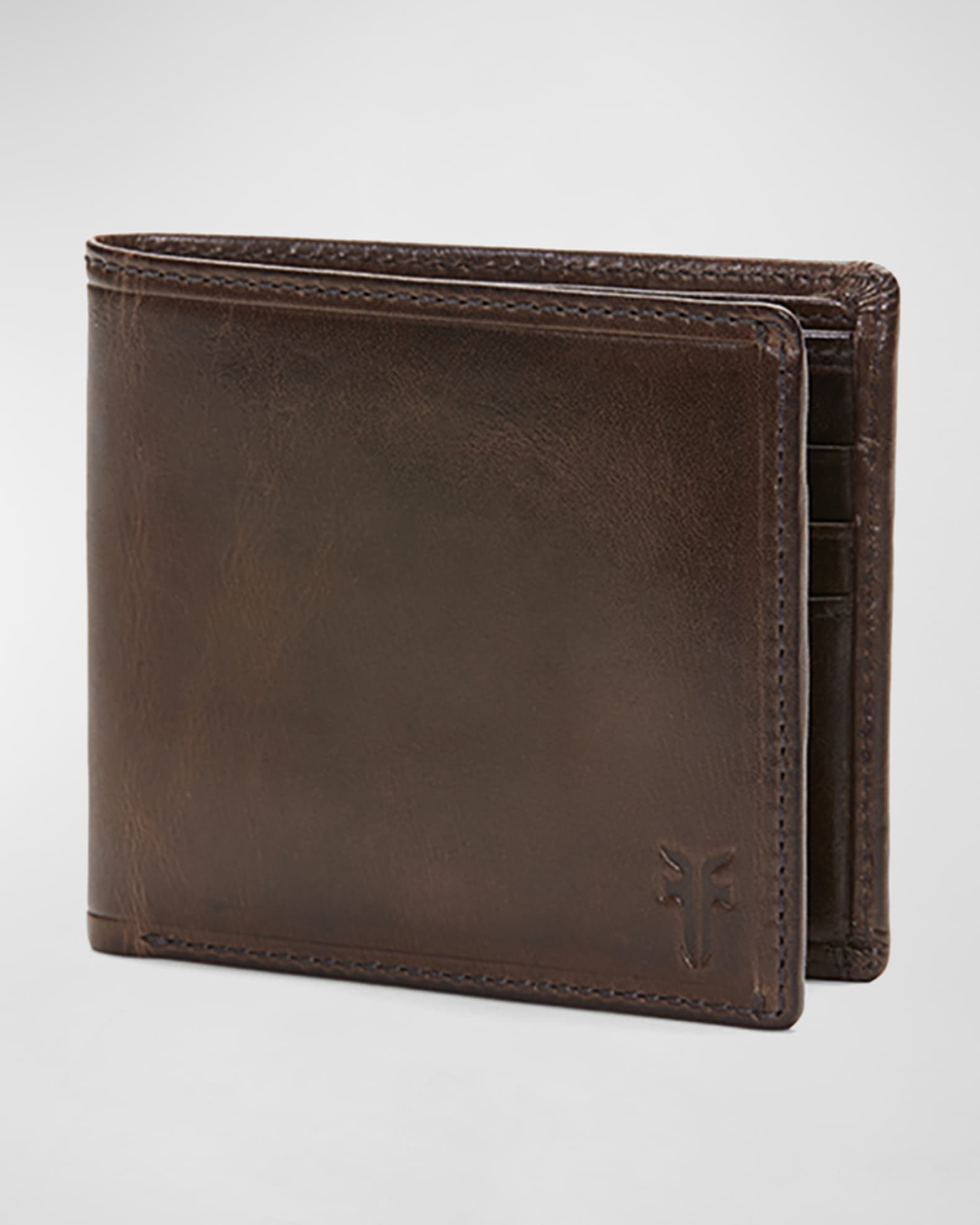 Frye Logan Leather Bi-Fold Wallet | Neiman Marcus