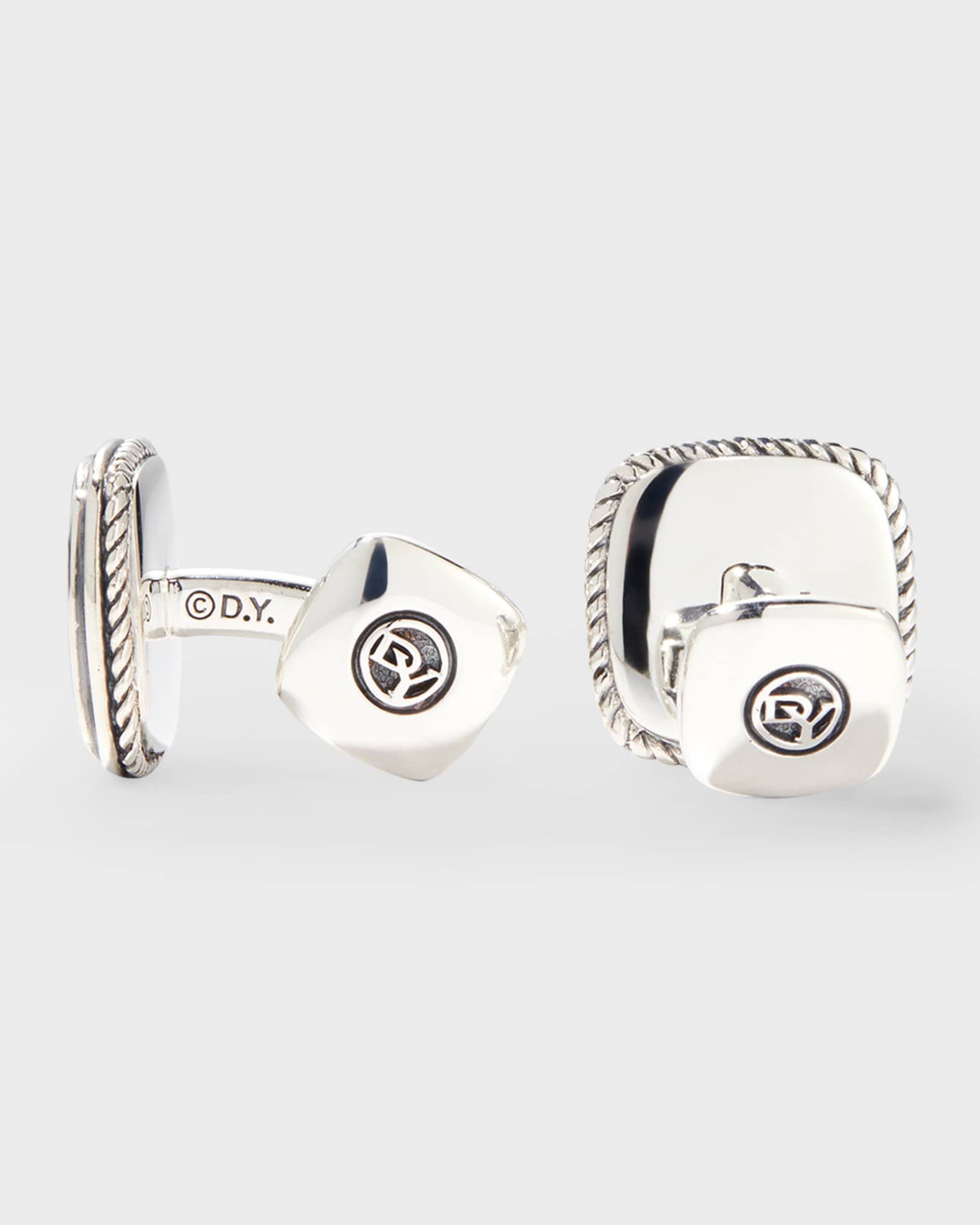 David Yurman Men's Exotic Stone Cuff Links with Gemstones in Silver ...
