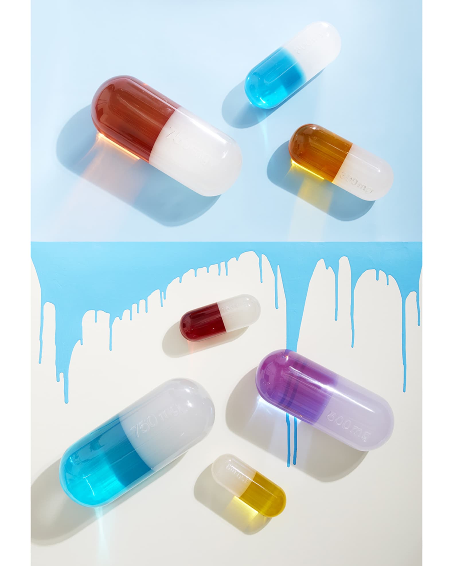 Jonathan Adler Medium Orange Acrylic Pill | Neiman Marcus