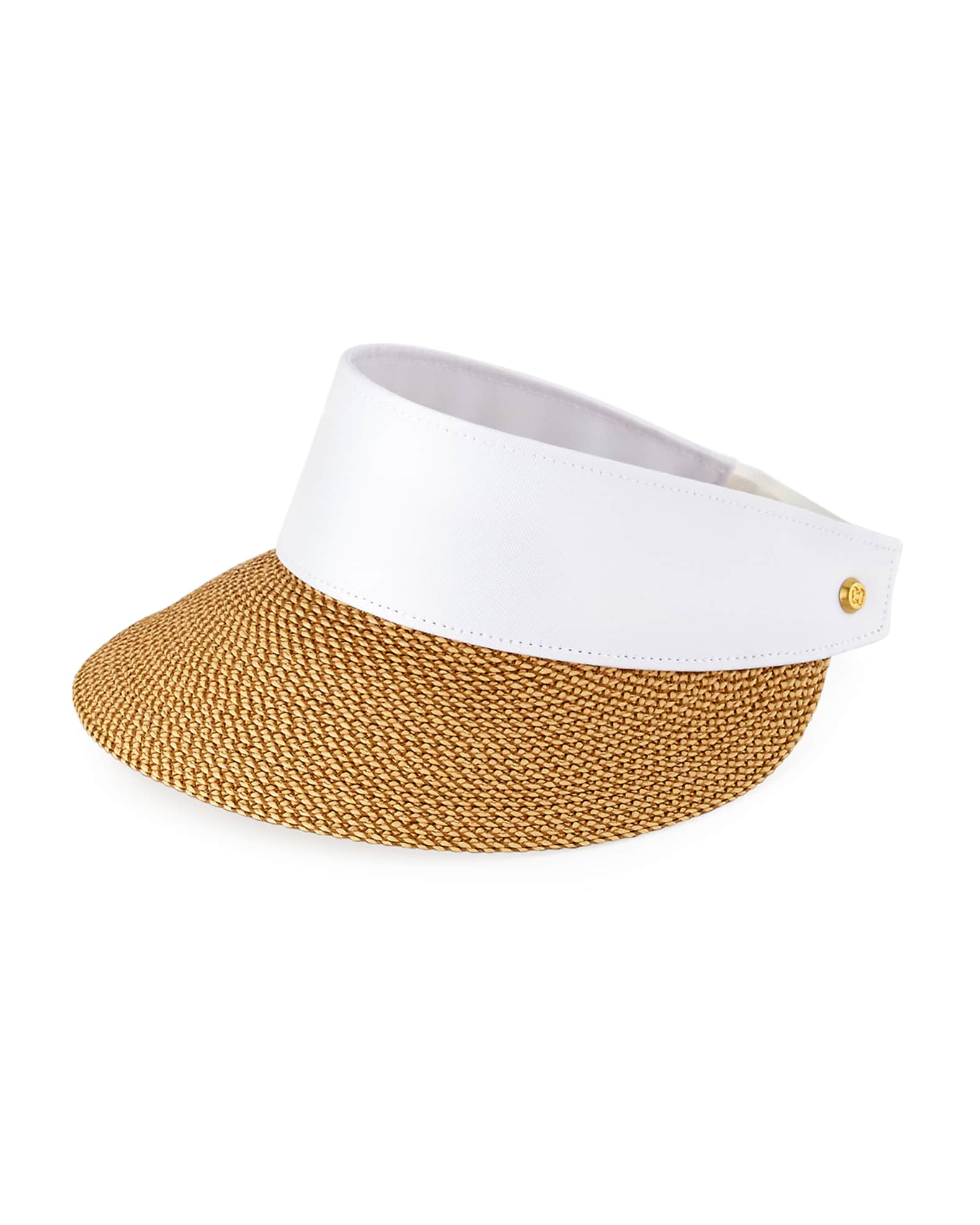 Eric Javits Champ Woven Visor | Neiman Marcus