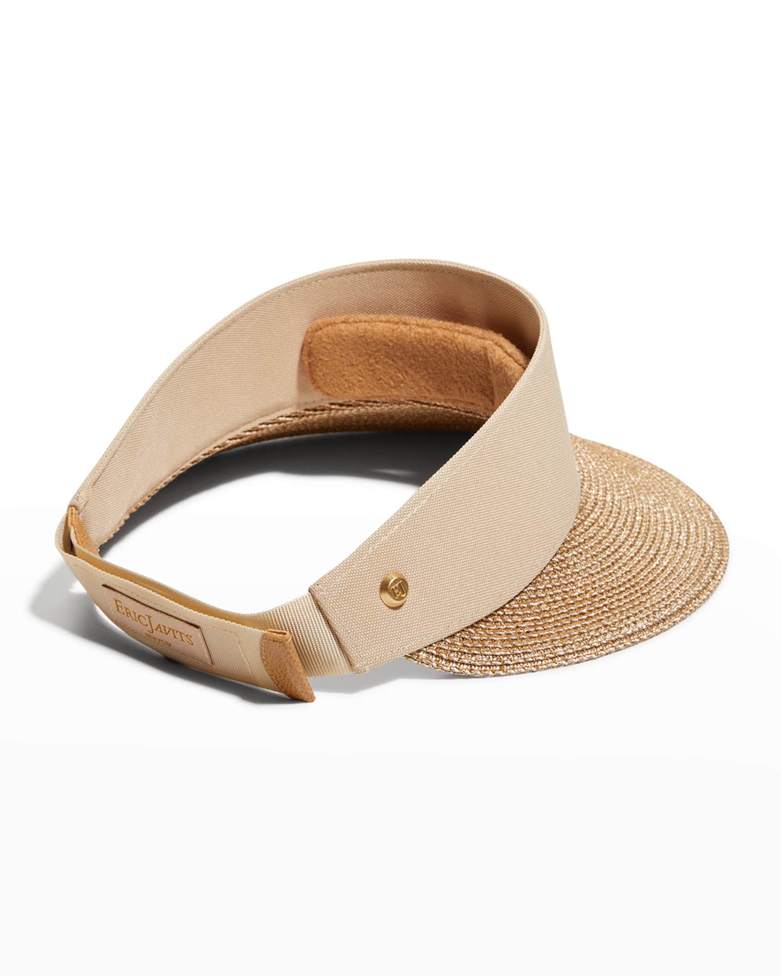 Eric Javits Champ Woven Visor | Neiman Marcus