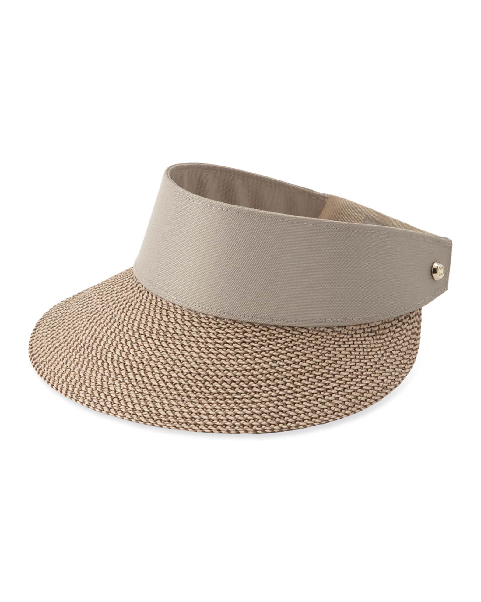 Eric Javits Champ Woven Visor | Neiman Marcus