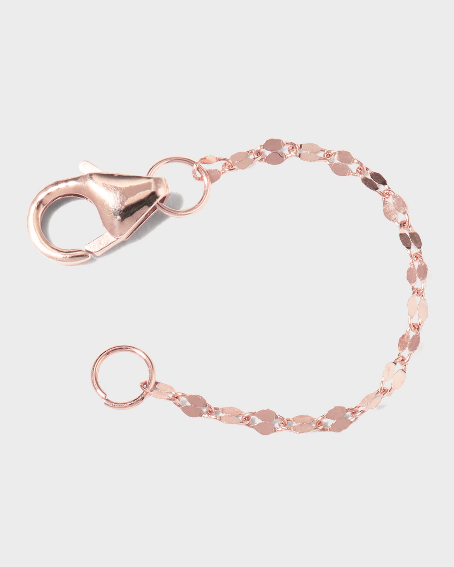 14k rose gold chain extender store