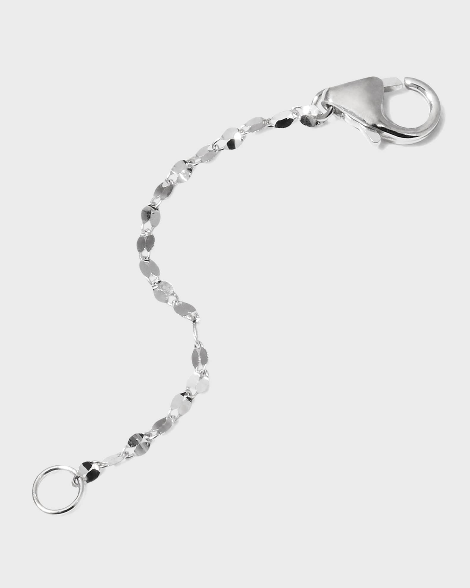 LANA 14K White Gold Extender Chain, 2"L | Neiman Marcus