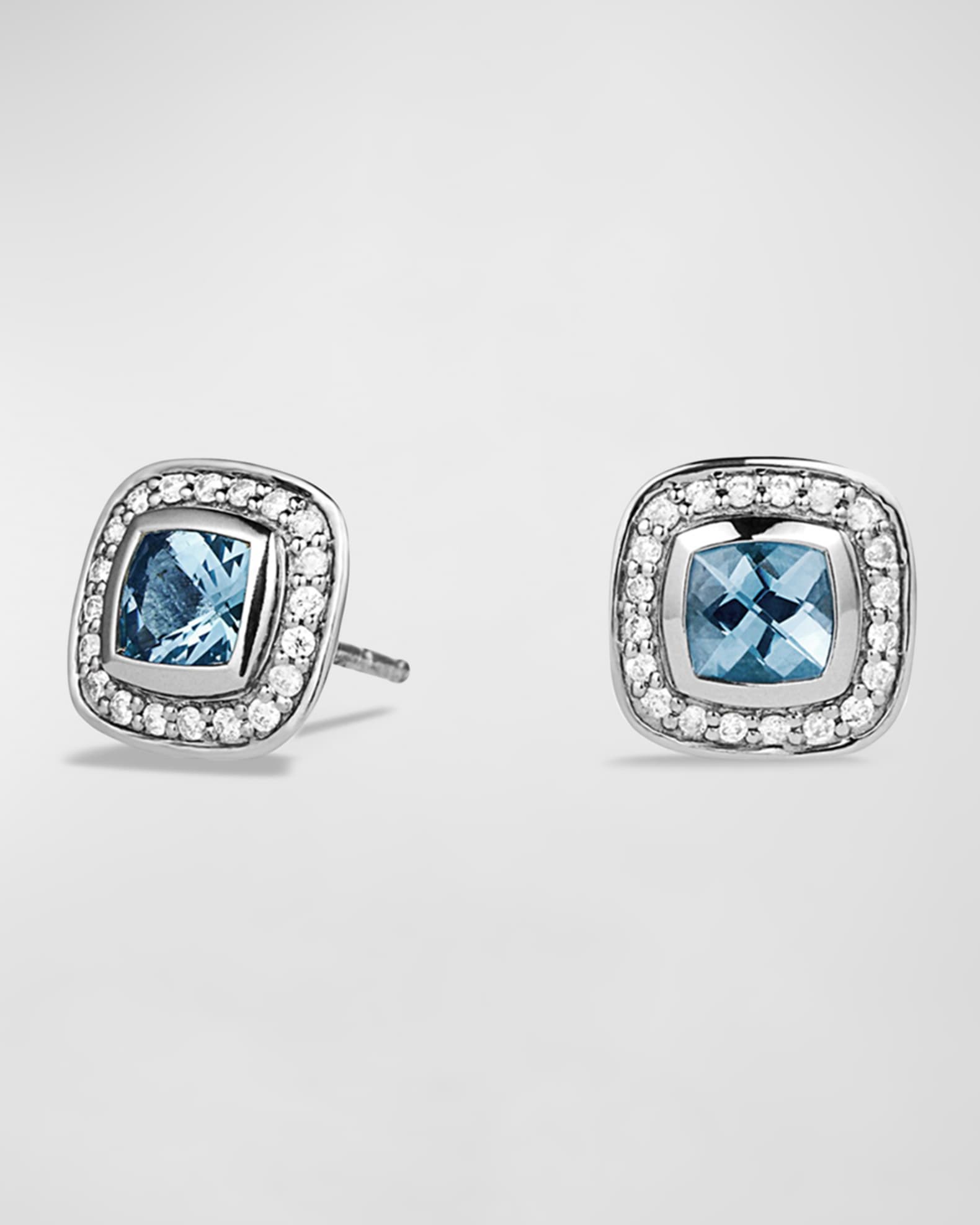 David Yurman Petite Albion Earrings with Gemstone and Diamonds | Neiman ...