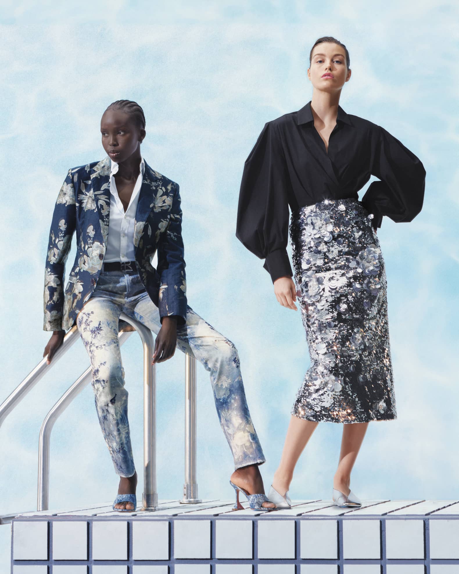 Ralph Lauren Collection Charmain Stretch Poplin Shirt | Neiman Marcus