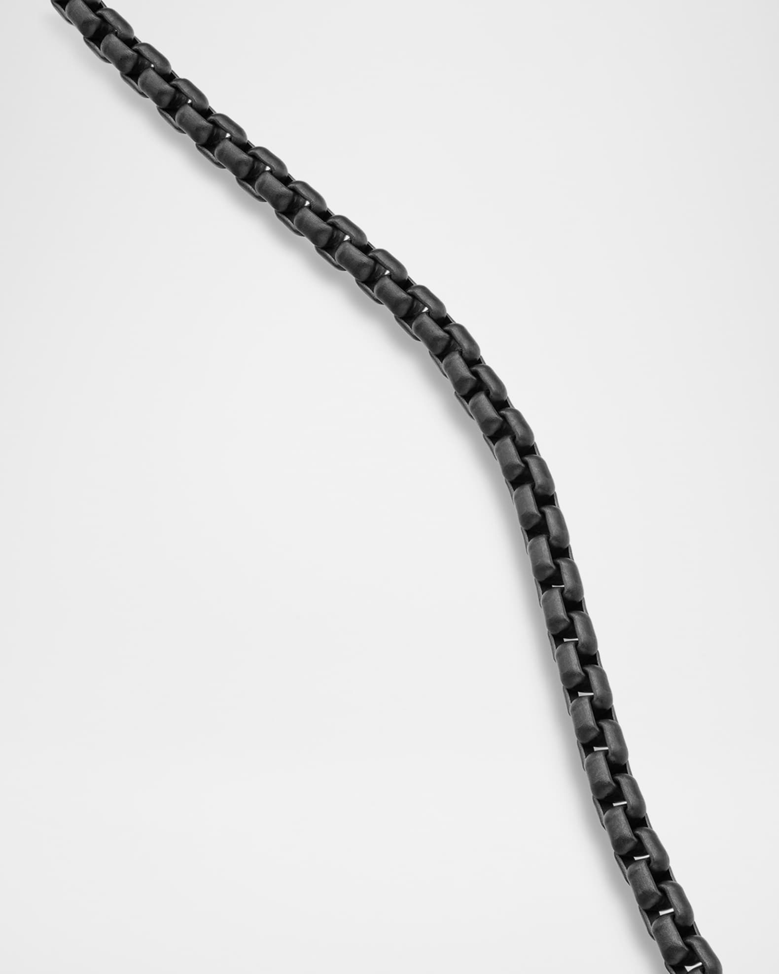 David Yurman Small Black Box Chain Necklace, 24" | Neiman Marcus