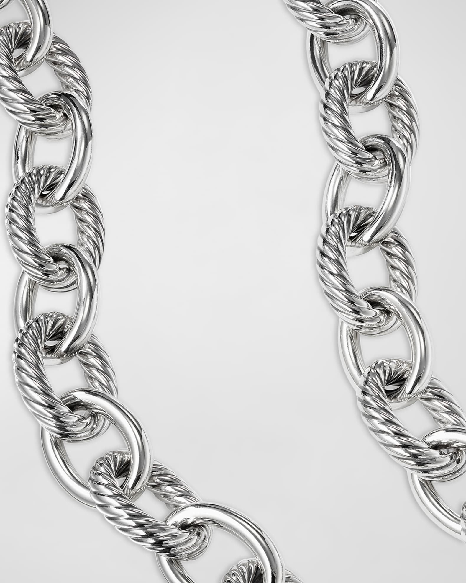 David Yurman Oval Extra-Large Link Necklace | Neiman Marcus