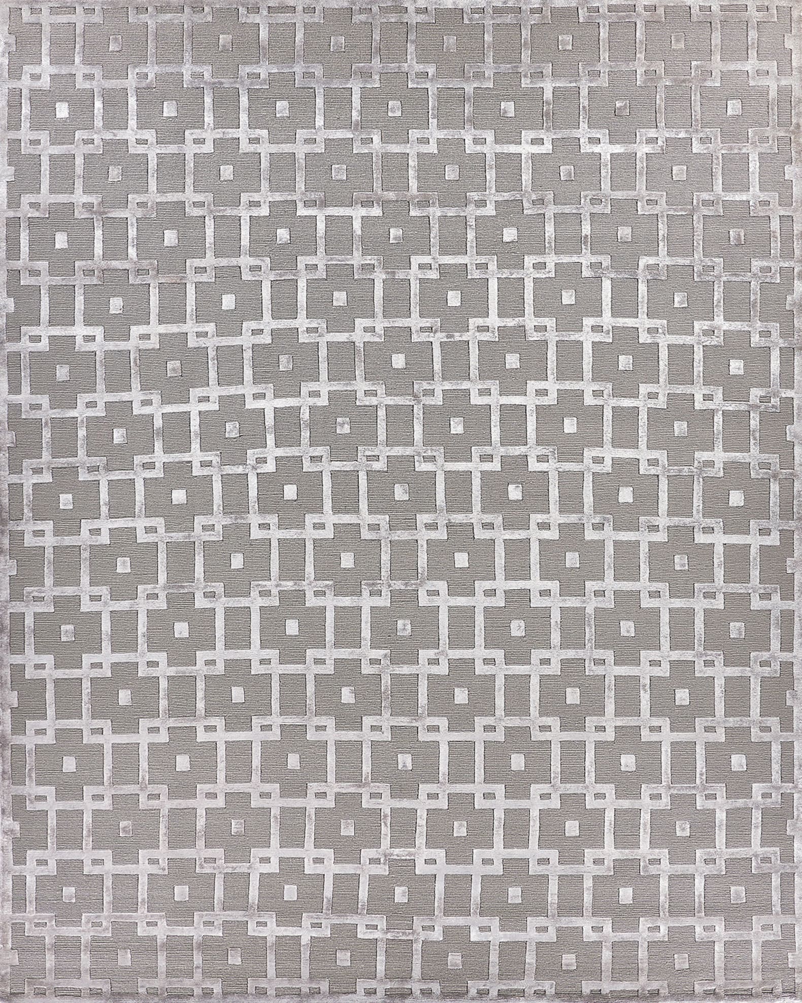 Silver Blocks Rug | Neiman Marcus