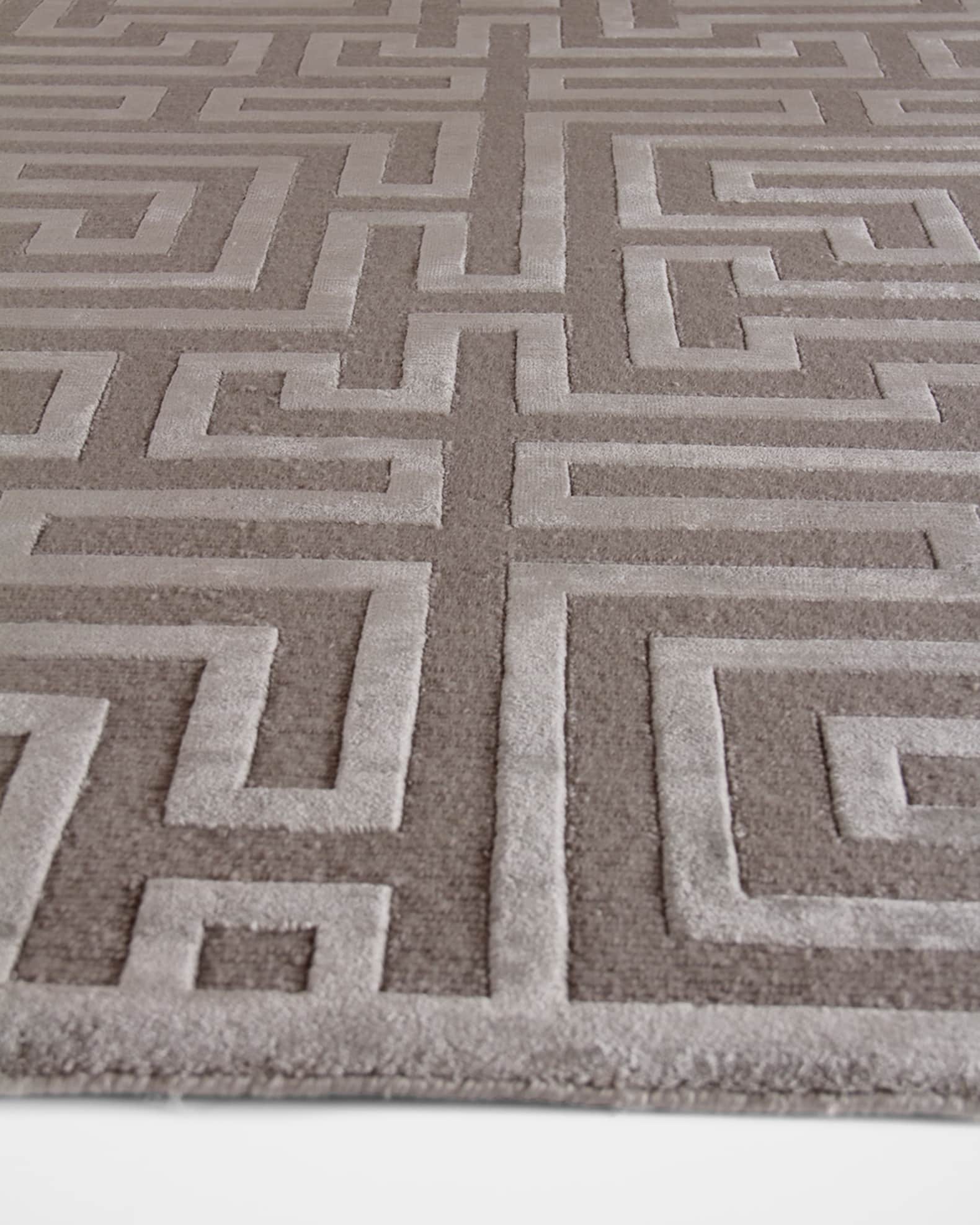 Exquisite Rugs Silver Trellis Rug, 8' x 10' | Neiman Marcus