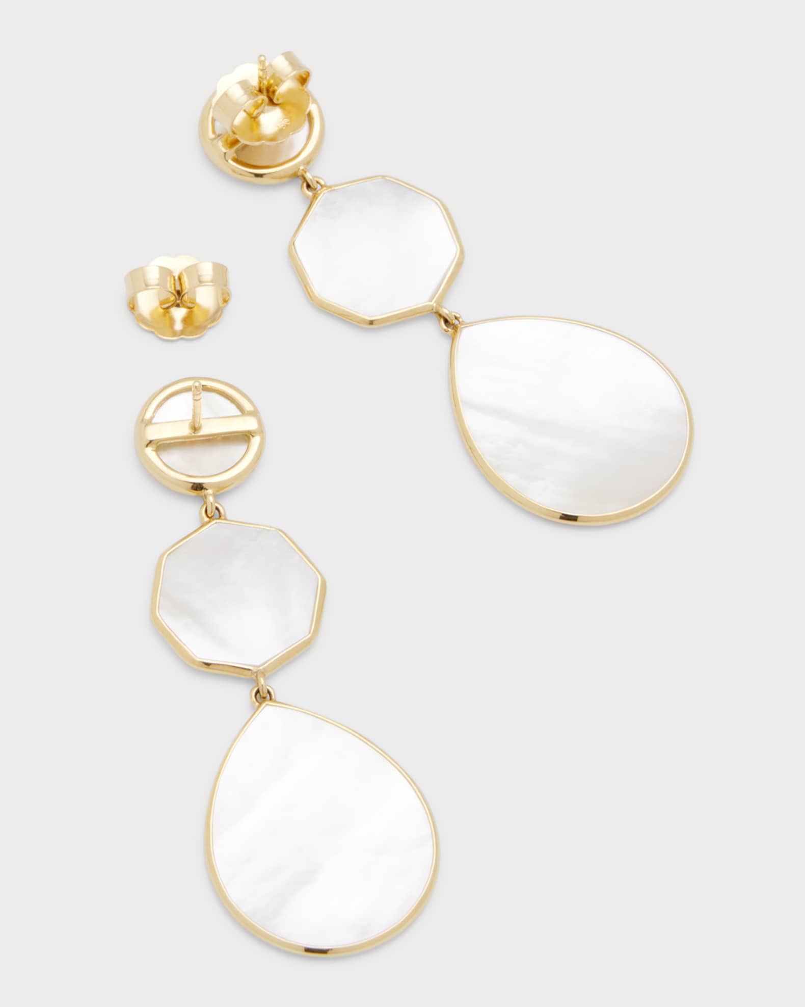 Ippolita Crazy 8's 3-Stone Drop Earrings in 18K Gold | Neiman Marcus