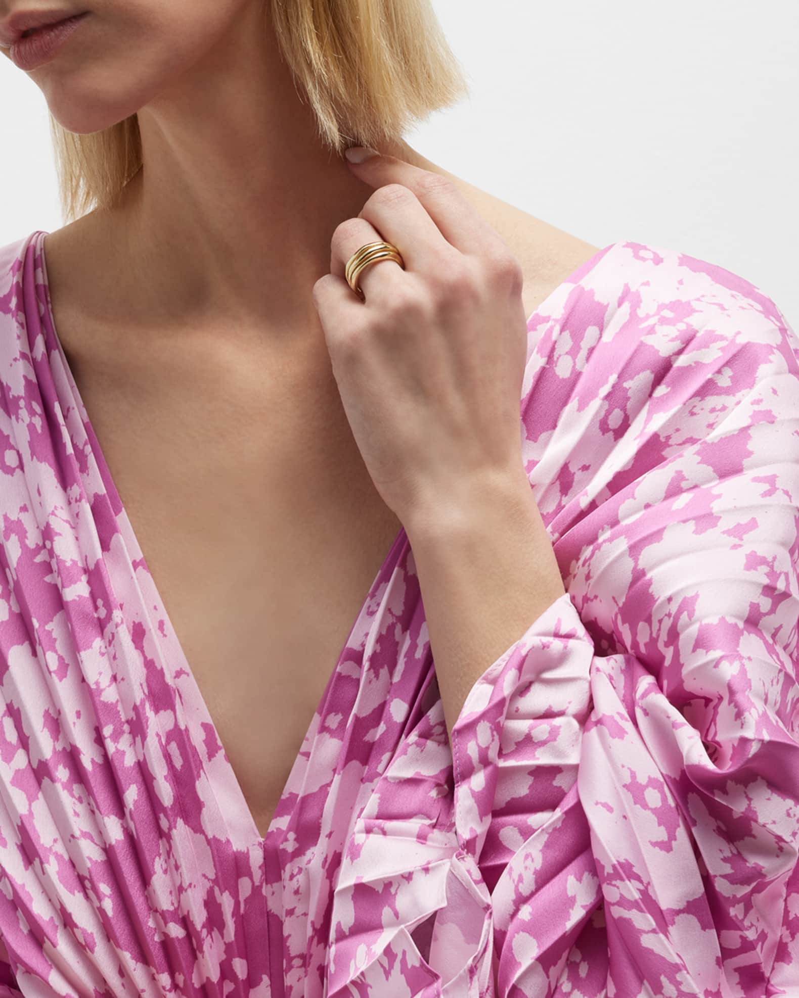 Ippolita Smooth Squiggle Triple Band Ring in 18K Gold | Neiman Marcus