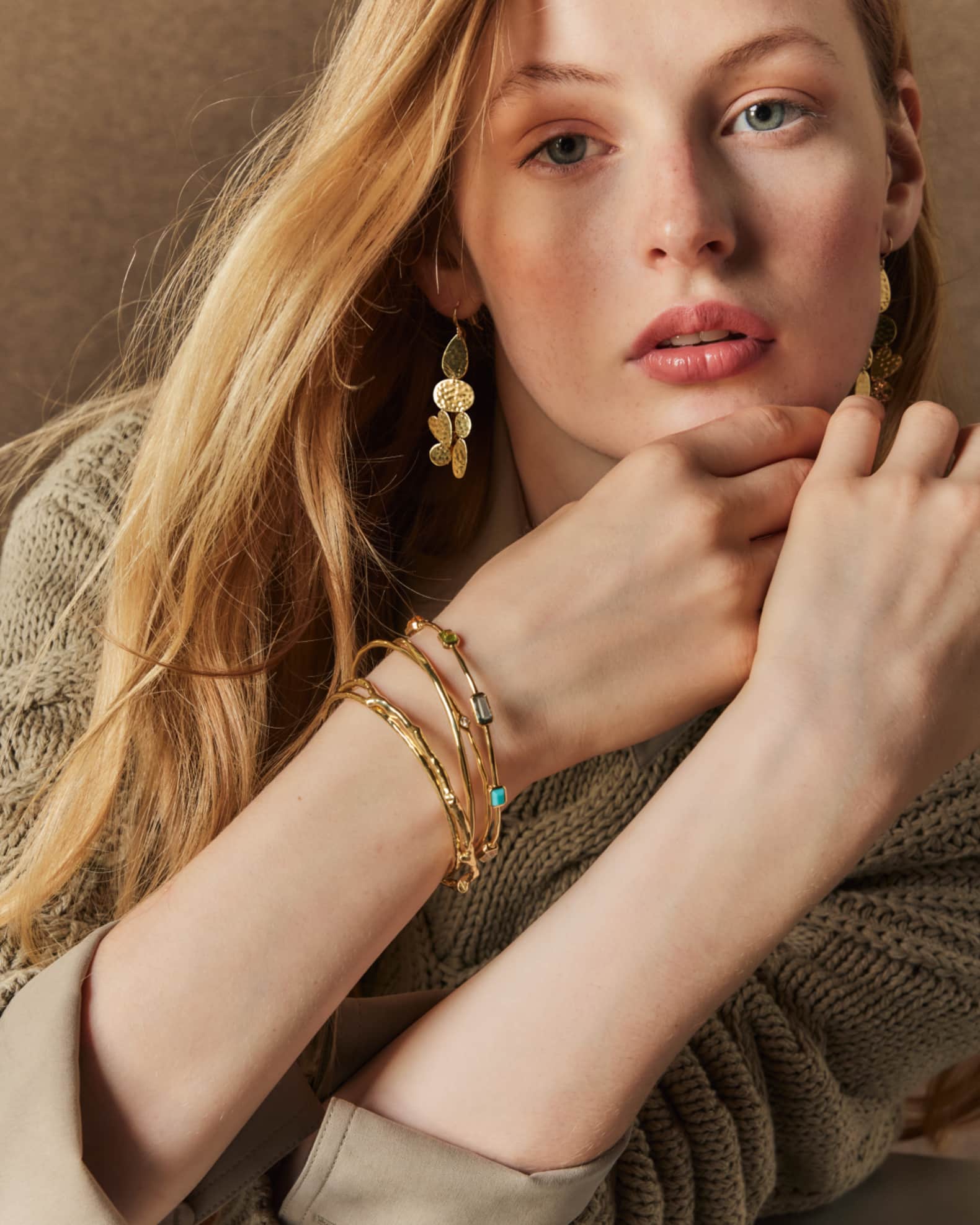 Ippolita Superstar Bangle in 18K Gold with Diamonds | Neiman Marcus