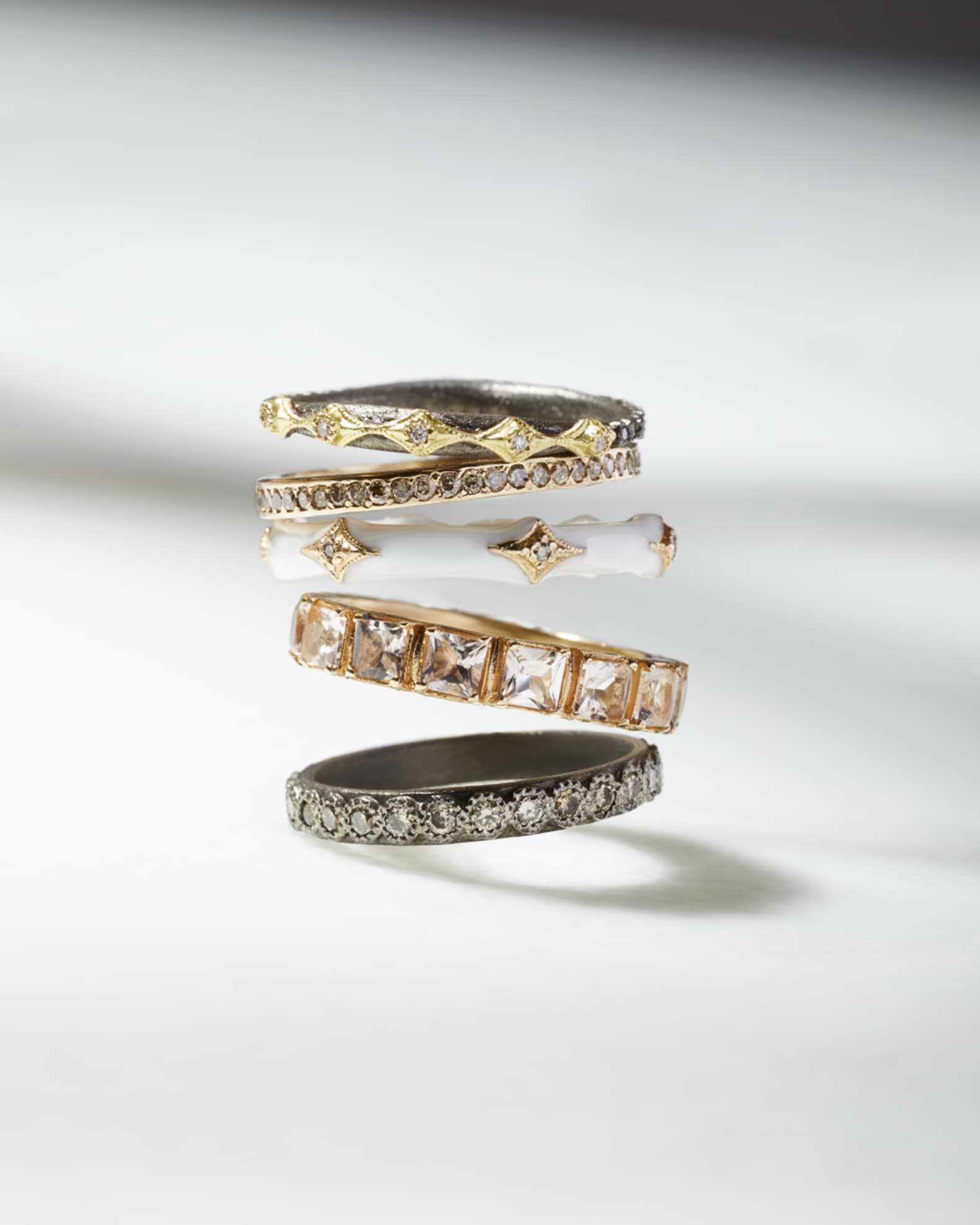 Armenta Old World Multi-Crivelli Stacking Ring | Neiman Marcus