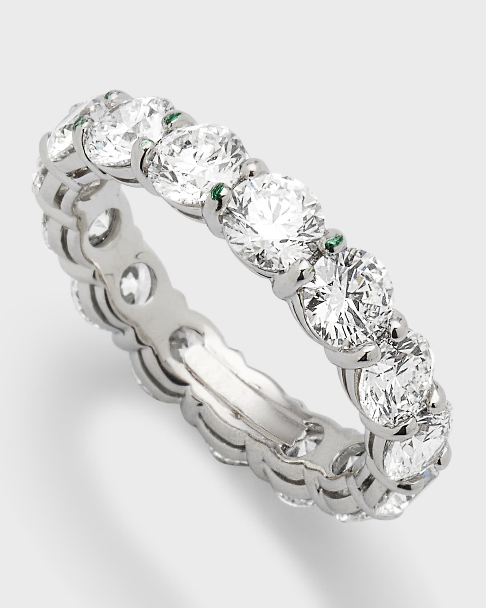 Neiman Marcus Diamonds Platinum FG-VS Diamond Eternity Band, Size 6.75 ...