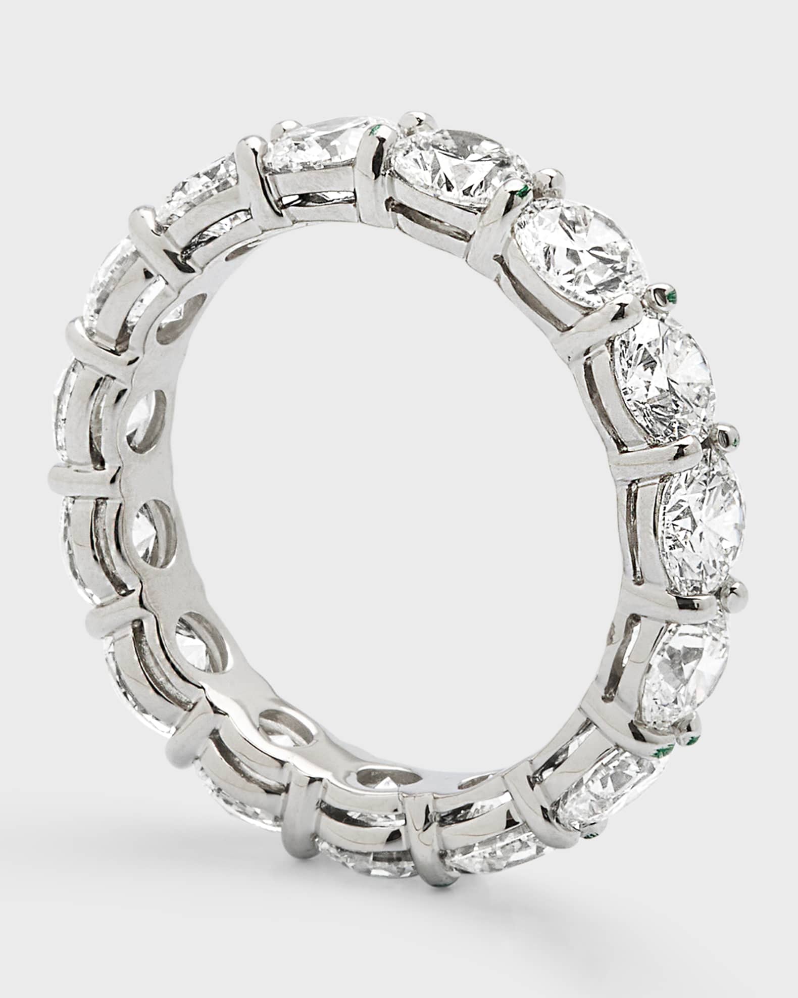 Neiman Marcus Diamonds Platinum FG-VS Diamond Eternity Band, Size 6.75 ...