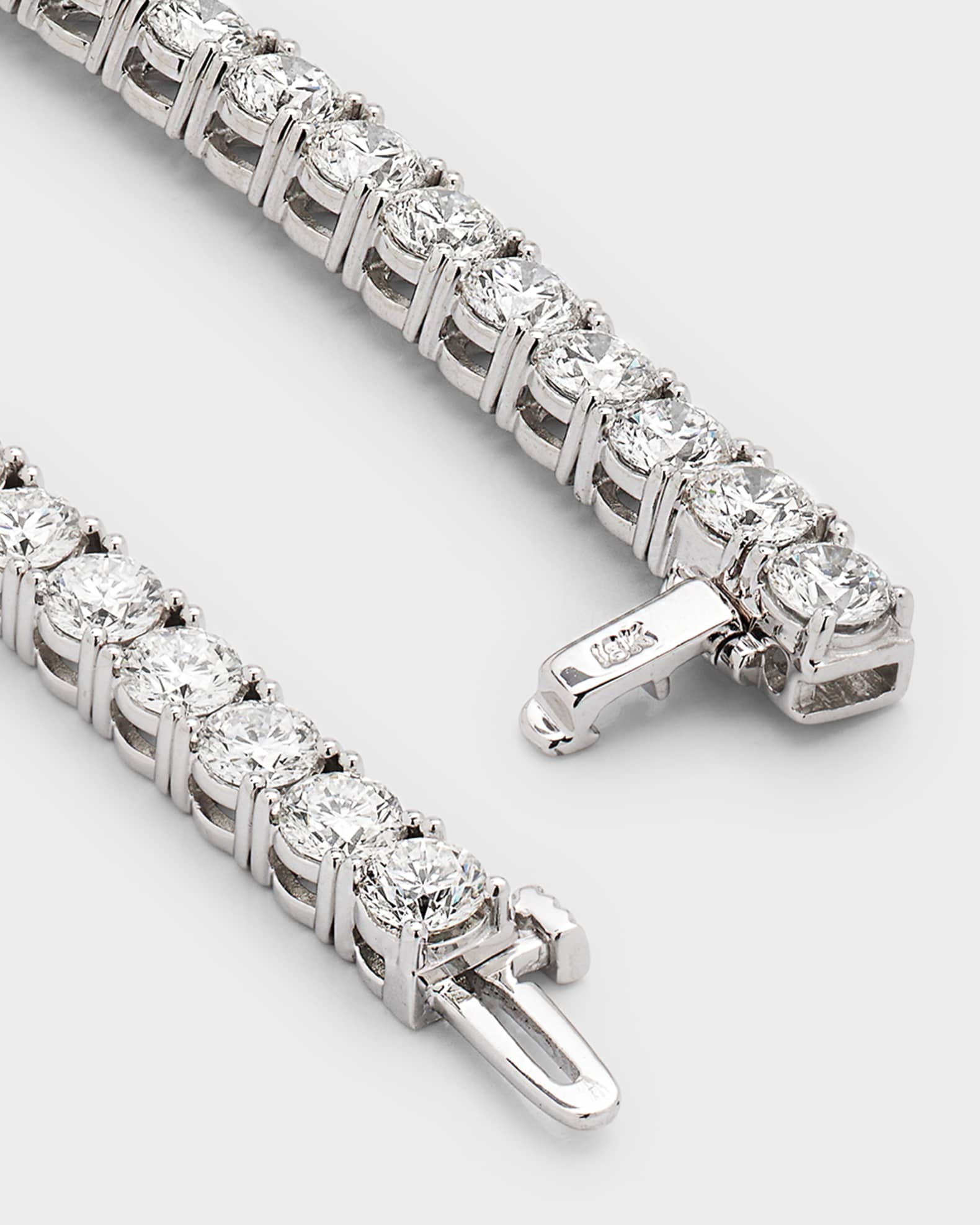 Neiman Marcus Diamonds 18K White Gold FG-SI1 Diamond Tennis Bracelet ...
