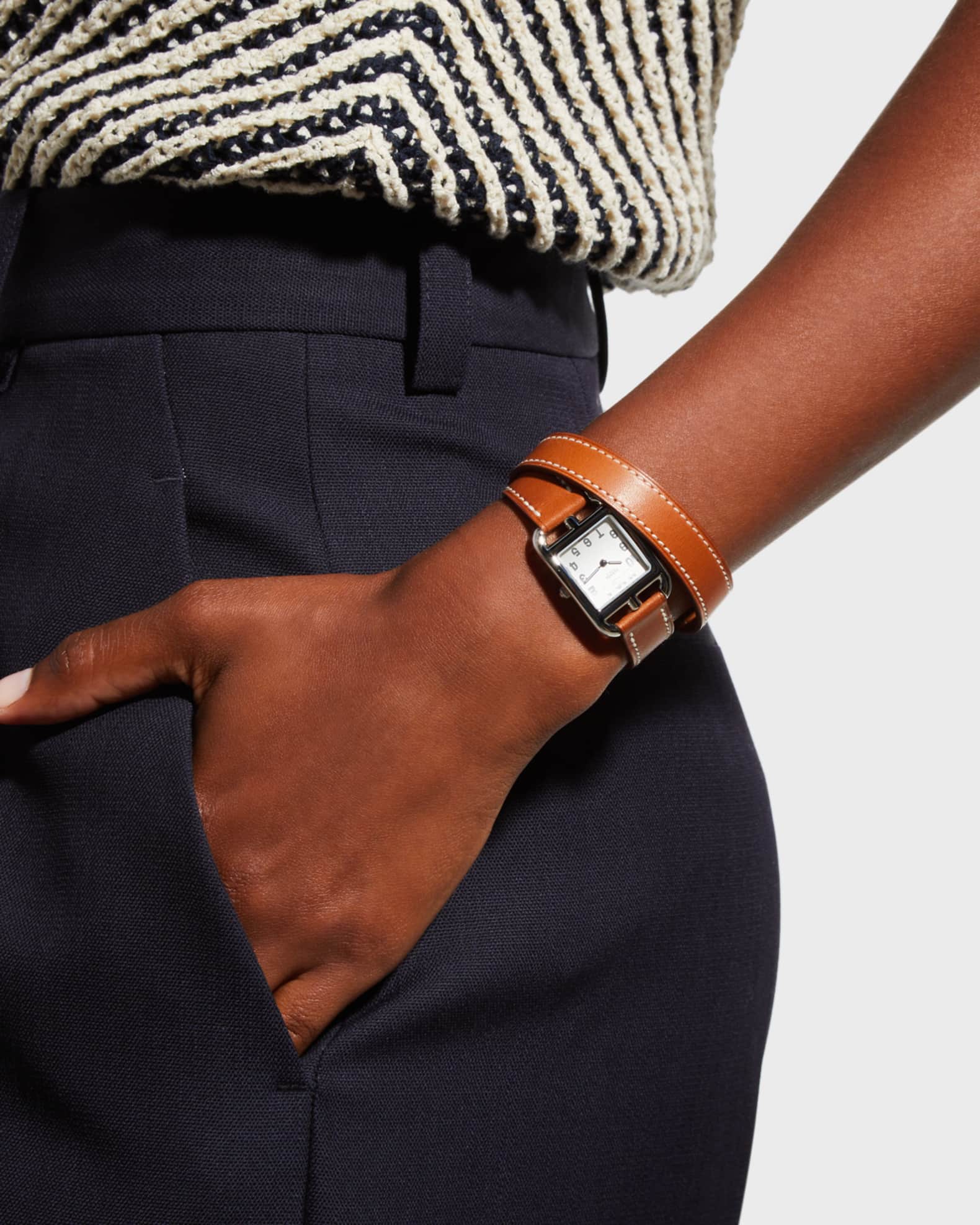 Hermes Cape Cod Watch, Small Model, 31 mm | Neiman Marcus