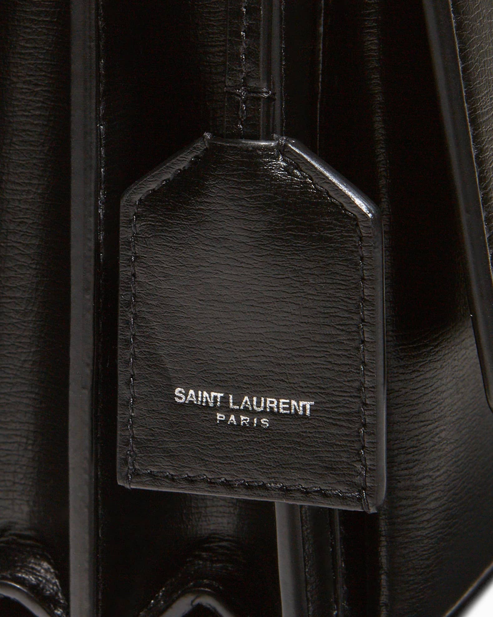 Saint Laurent Sunset Medium YSL Shoulder Bag in Smooth Leather | Neiman ...