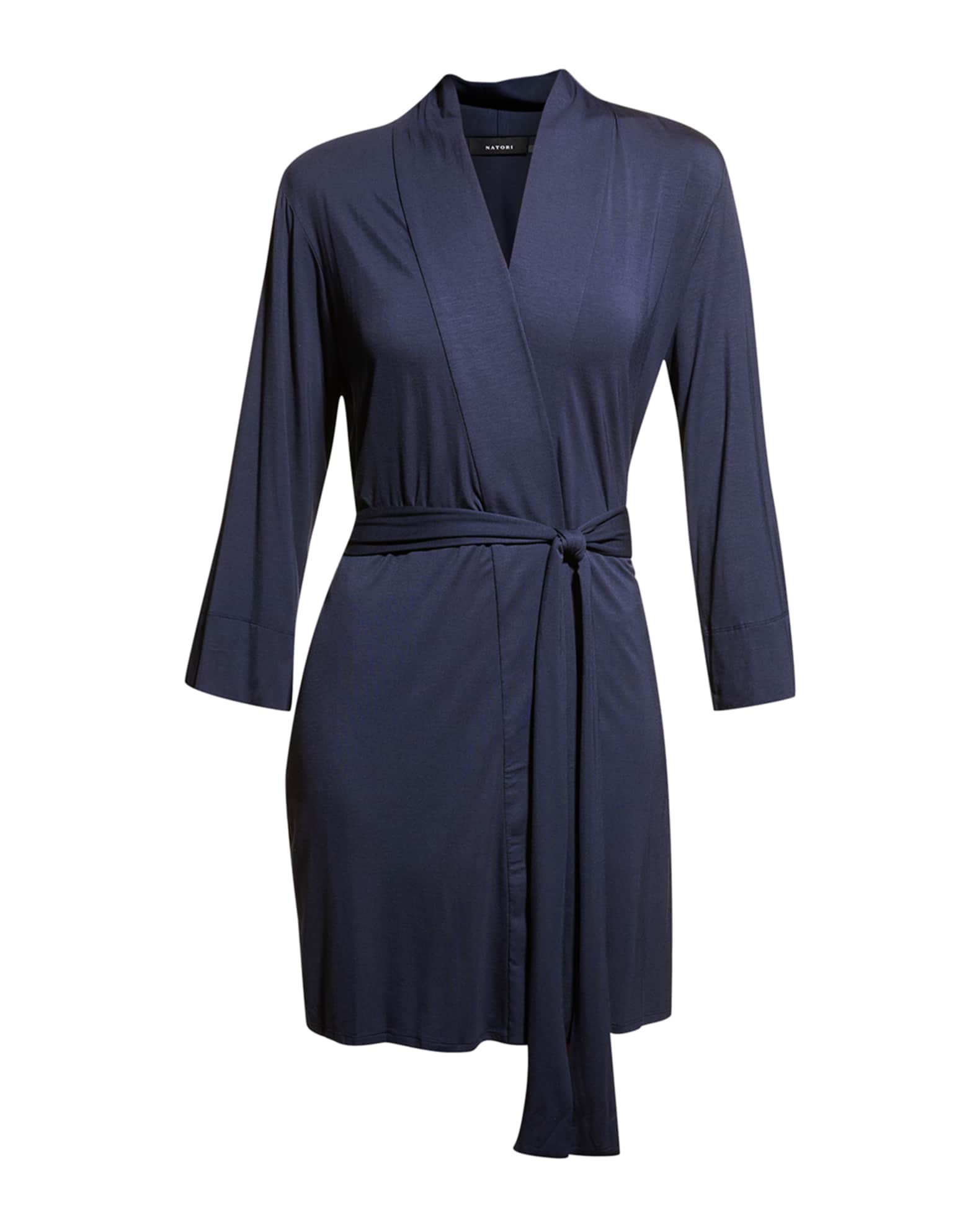 Natori Feathers Essential Short Jersey Robe | Neiman Marcus