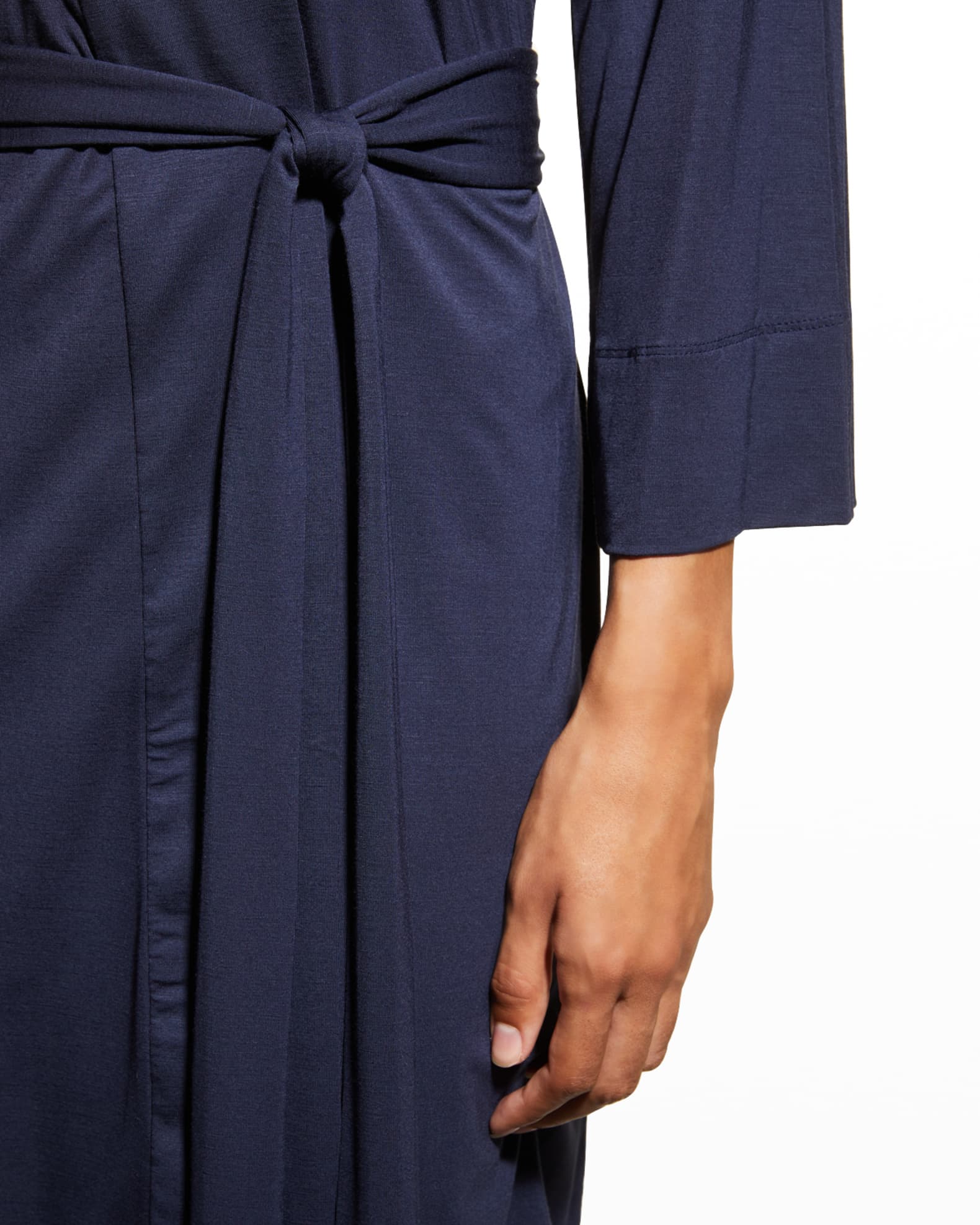 Natori Feathers Essential Short Jersey Robe | Neiman Marcus
