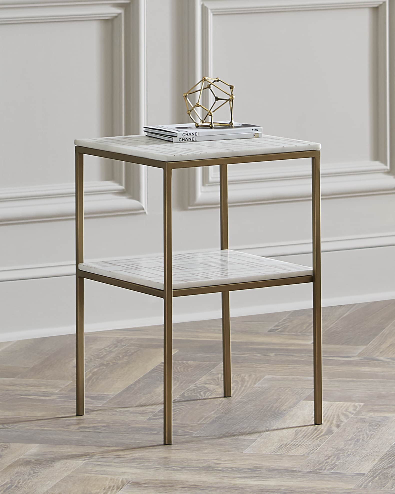 Four Hands Isaac Marble Side Table | Neiman Marcus
