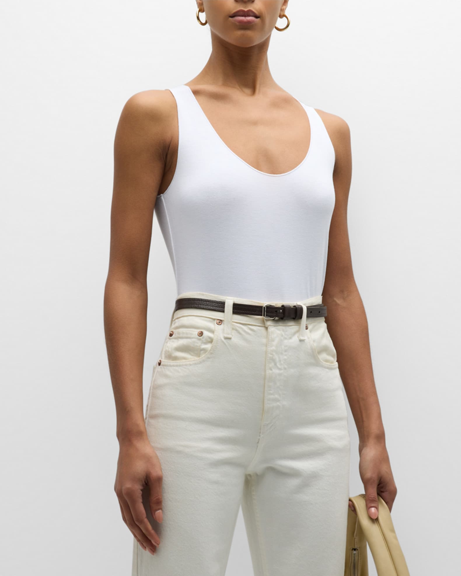 Majestic Filatures Soft Touch Marrow-Edge Tank | Neiman Marcus