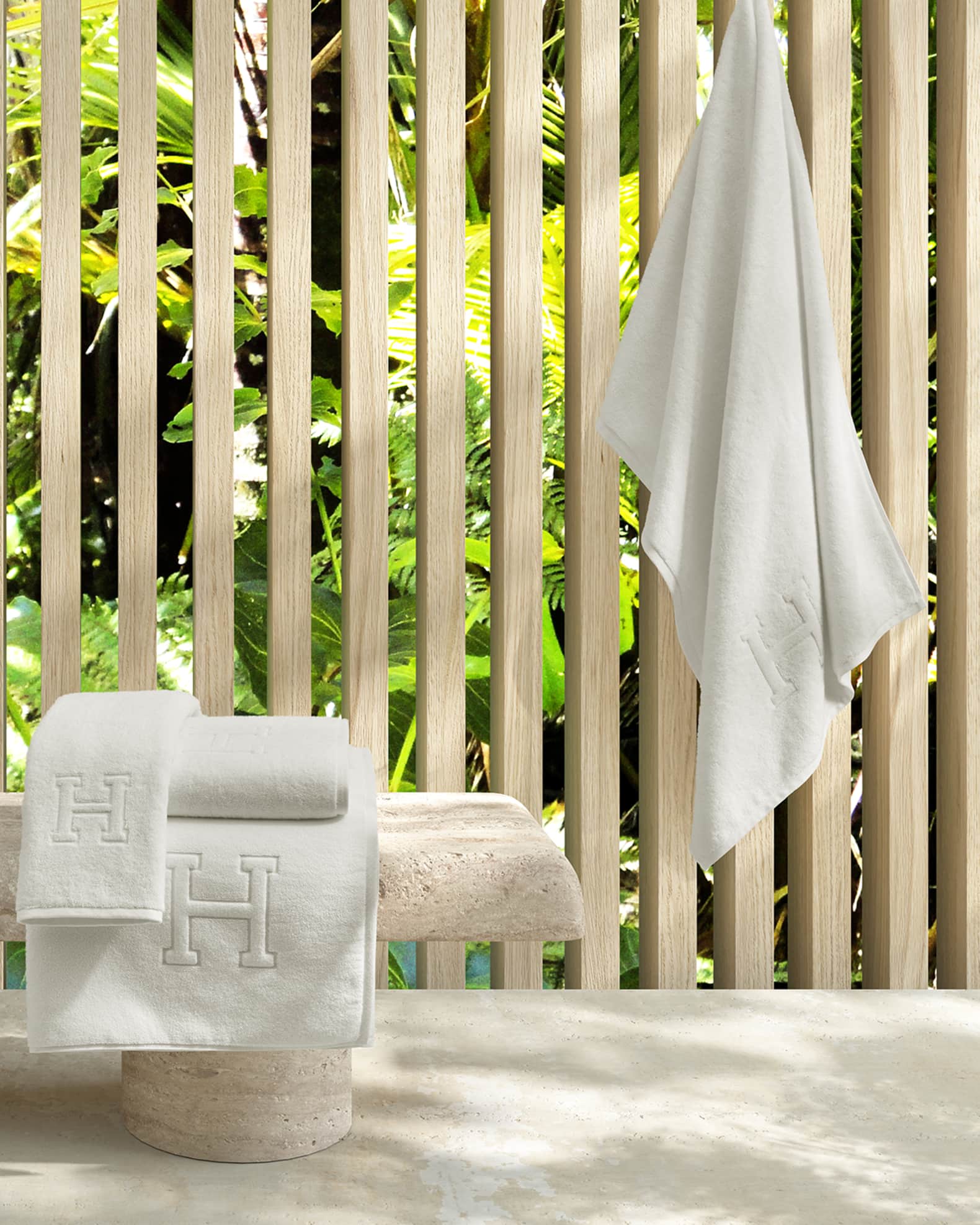 Matouk Auberge Monogrammed Hand Towel | Neiman Marcus