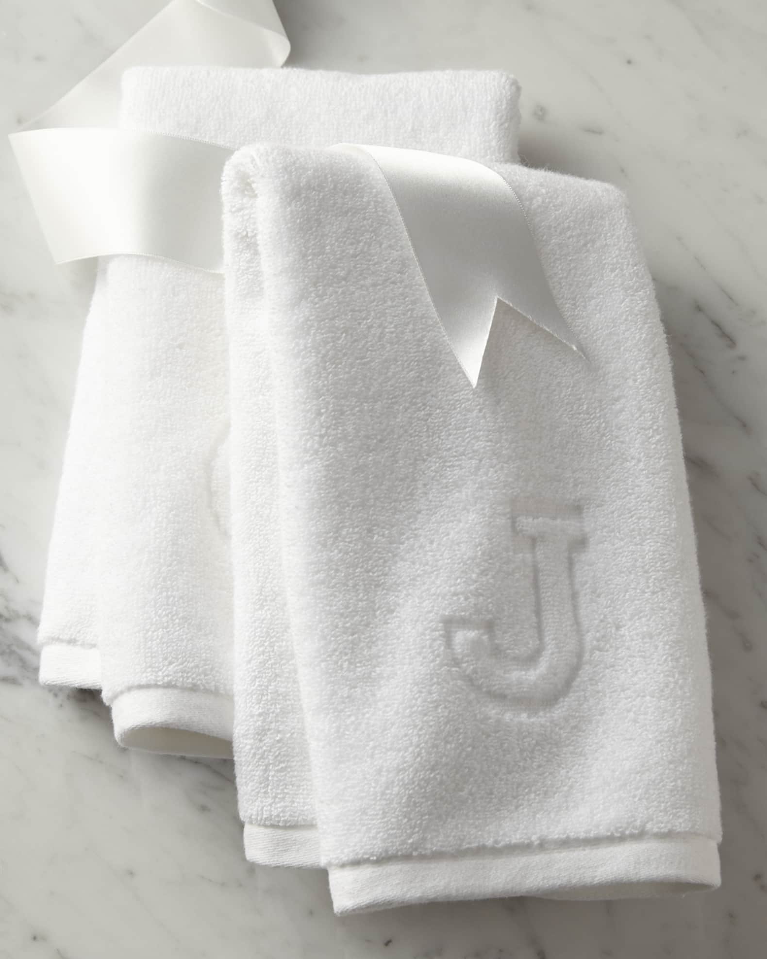 Matouk Auberge Monogrammed Face Cloth | Neiman Marcus