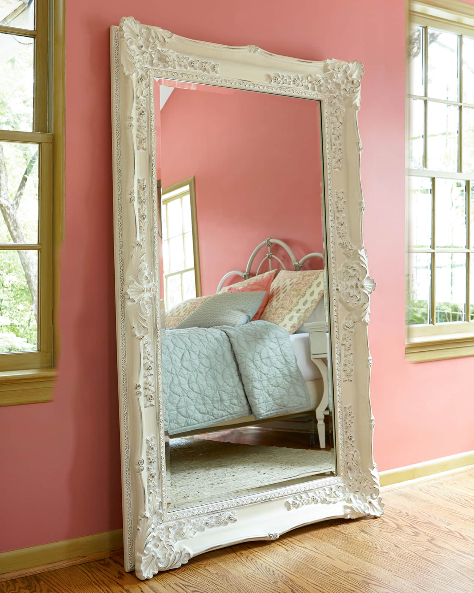 "Antique White" Mirror | Neiman Marcus