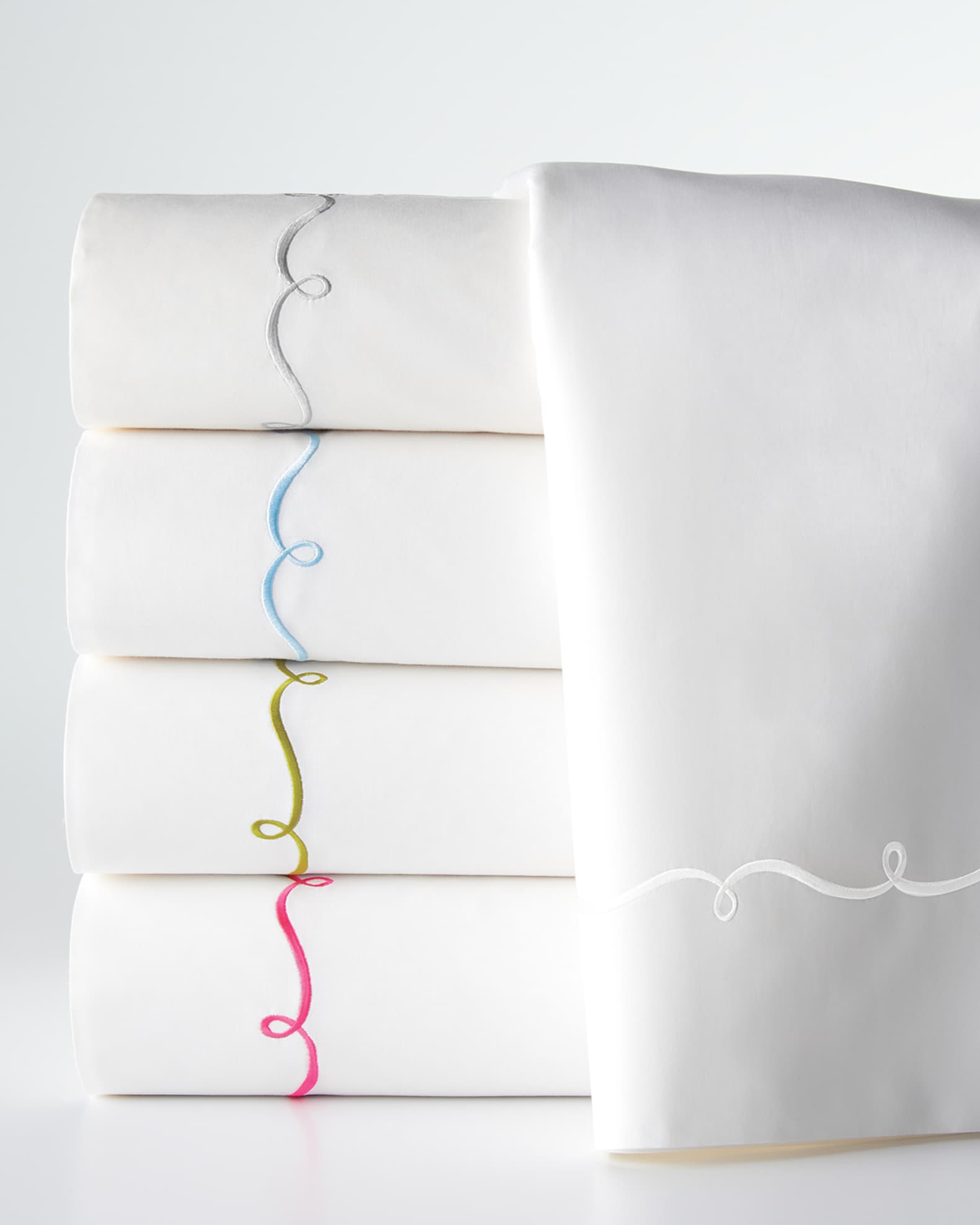 Embroidered Hem 200 Thread Count Sheet Sets | Neiman Marcus