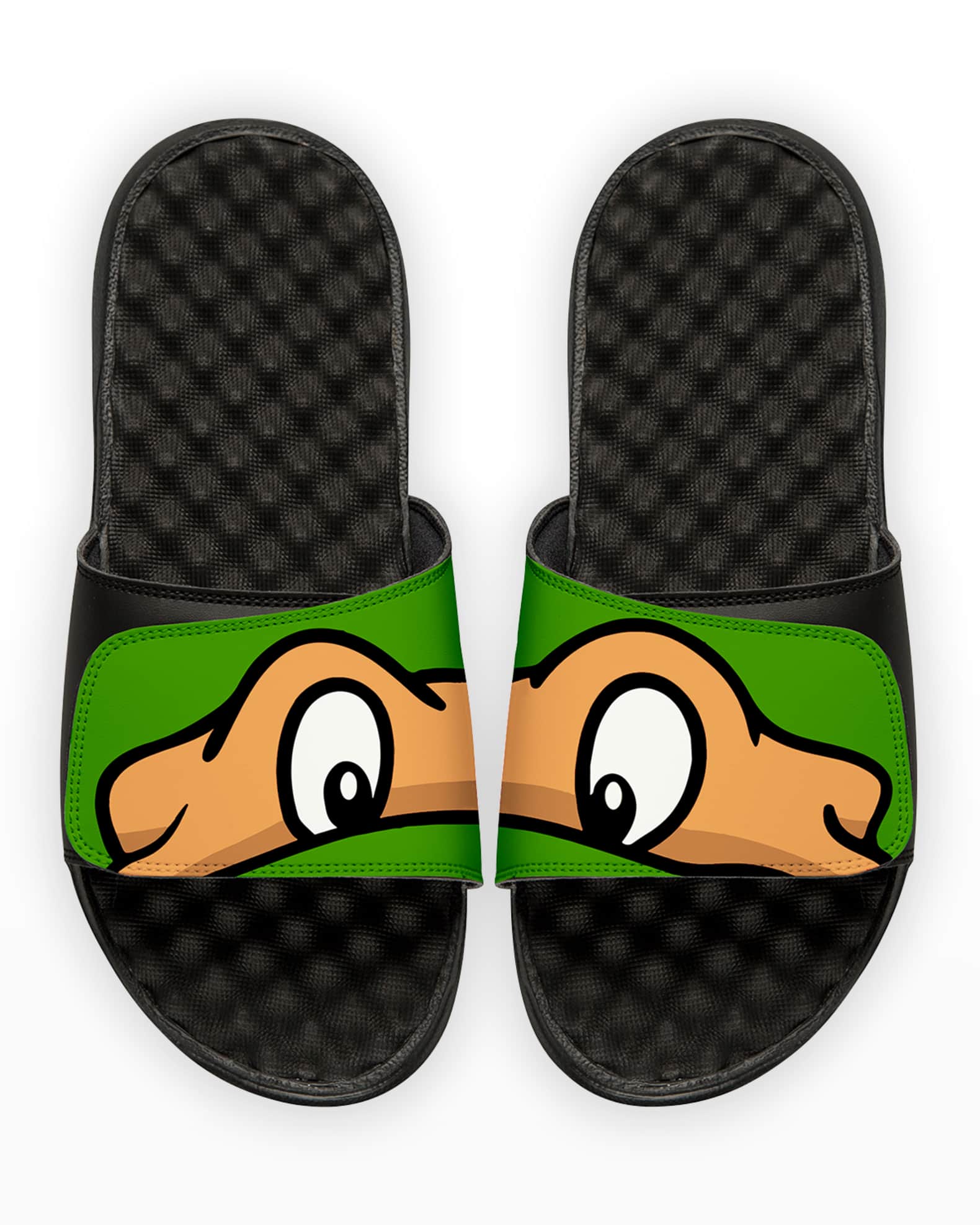 ISlide Men's Teenage Mutant Ninja Turtles Michelangelo Slide Sandals ...