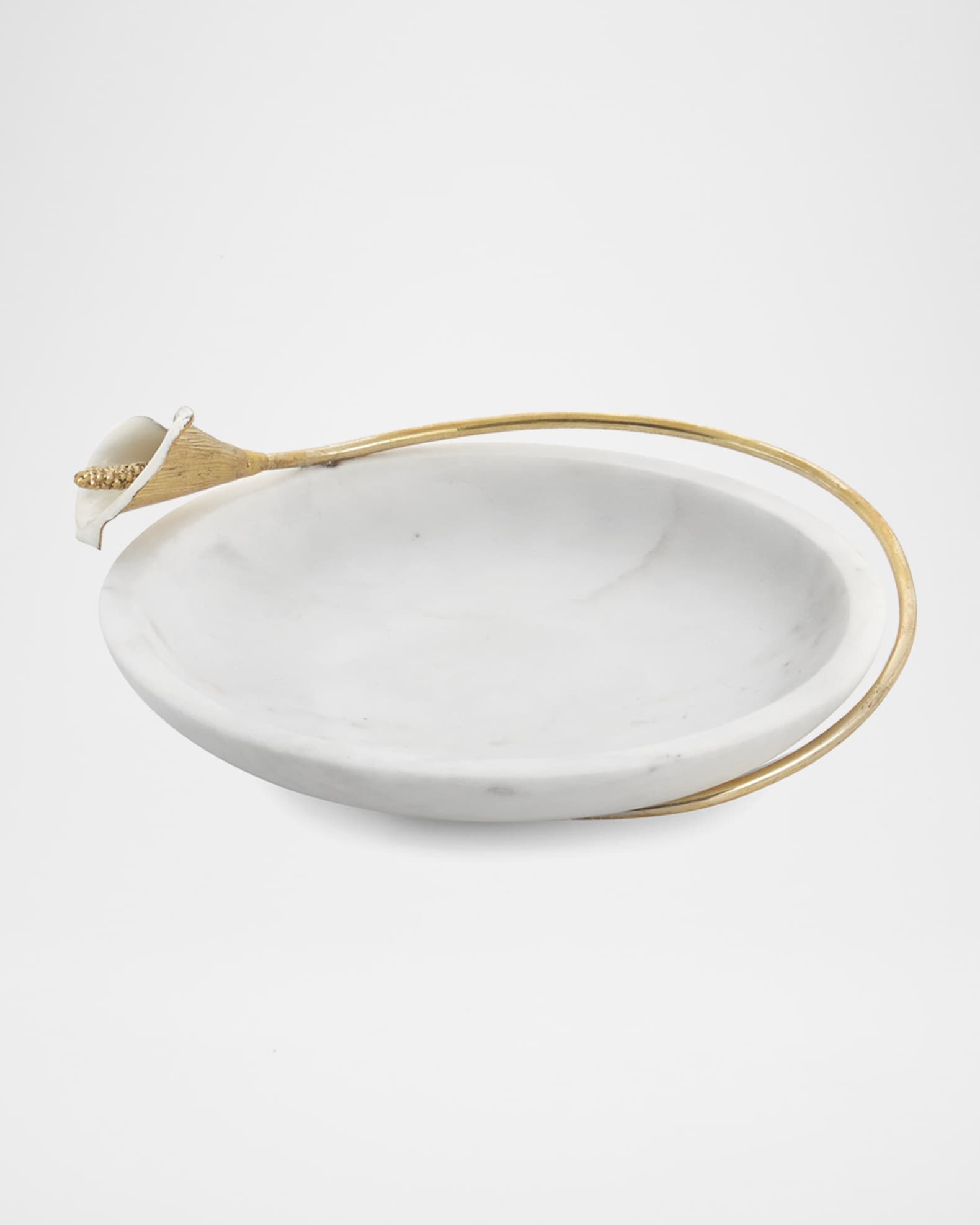 Michael Aram Calla Lily Marble Dish | Neiman Marcus