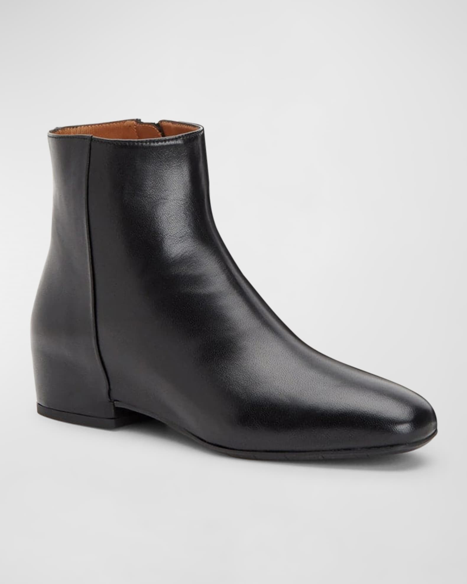 Aquatalia Ulyssa Leather Ankle Boots | Neiman Marcus