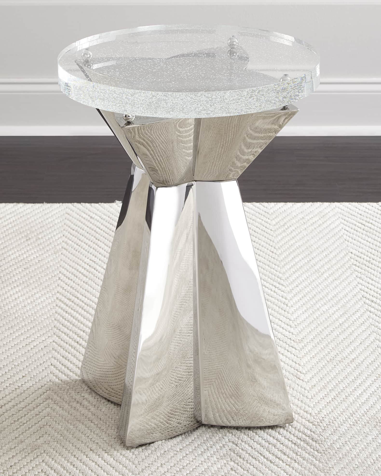 Bernhardt Interiors Anika Round Chairside Table | Neiman Marcus