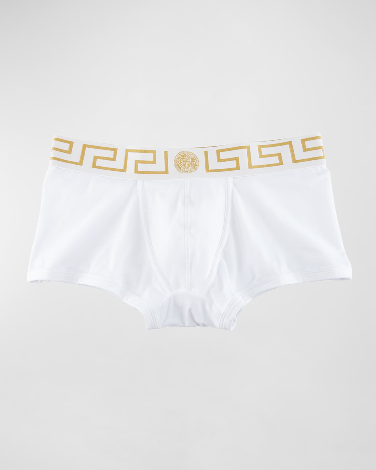 Versace Greek Key Low-Rise Trunks | Neiman Marcus