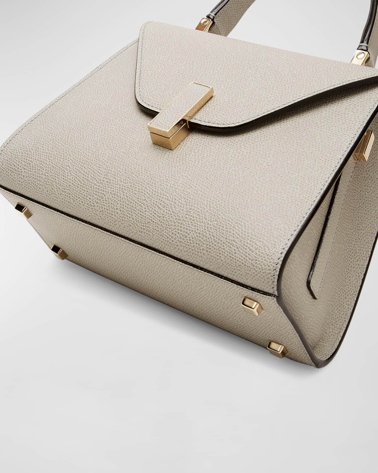 Valextra Iside Mini Leather Satchel Bag | Neiman Marcus