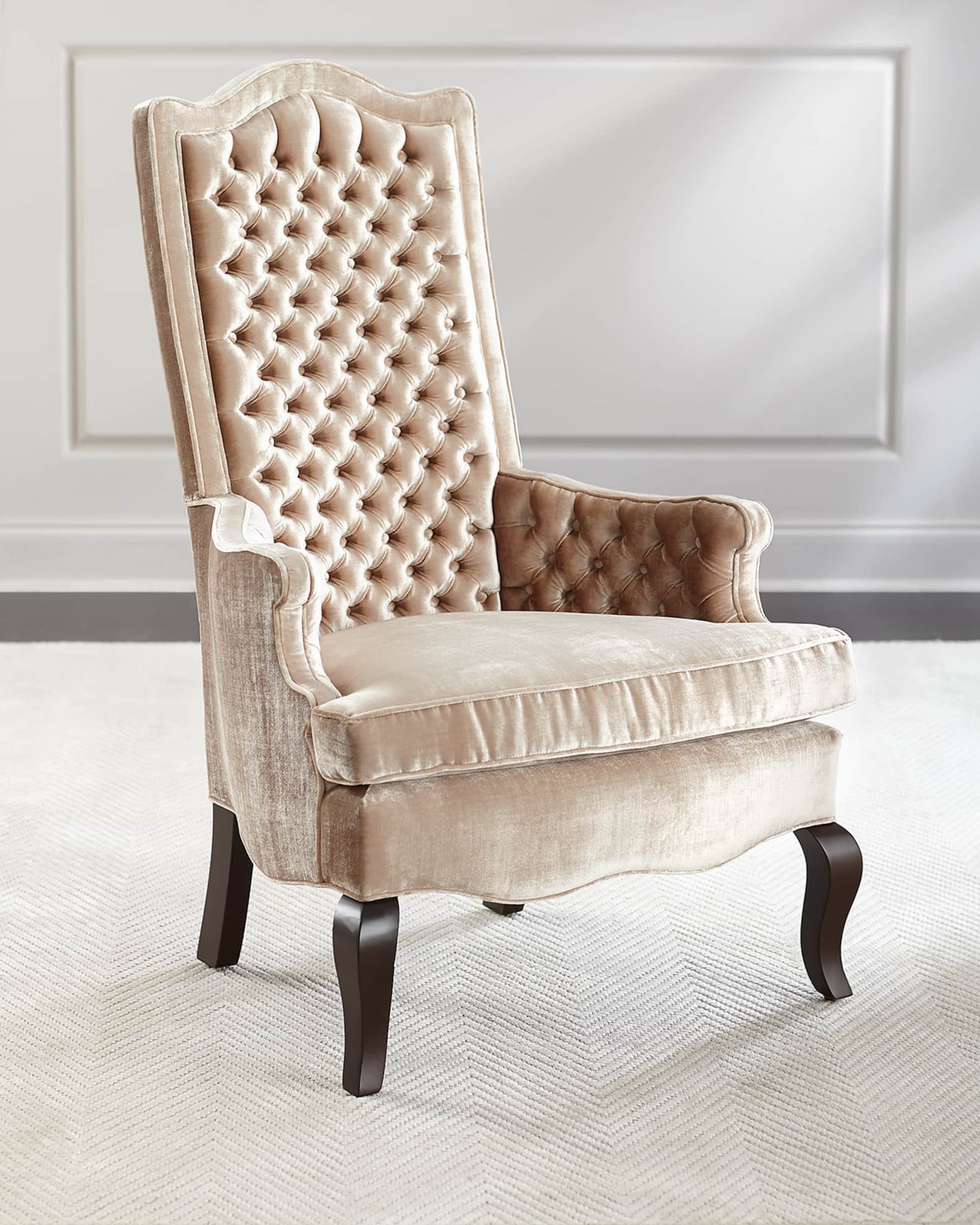 Haute House Marion Tall Back Tufted Chair | Neiman Marcus