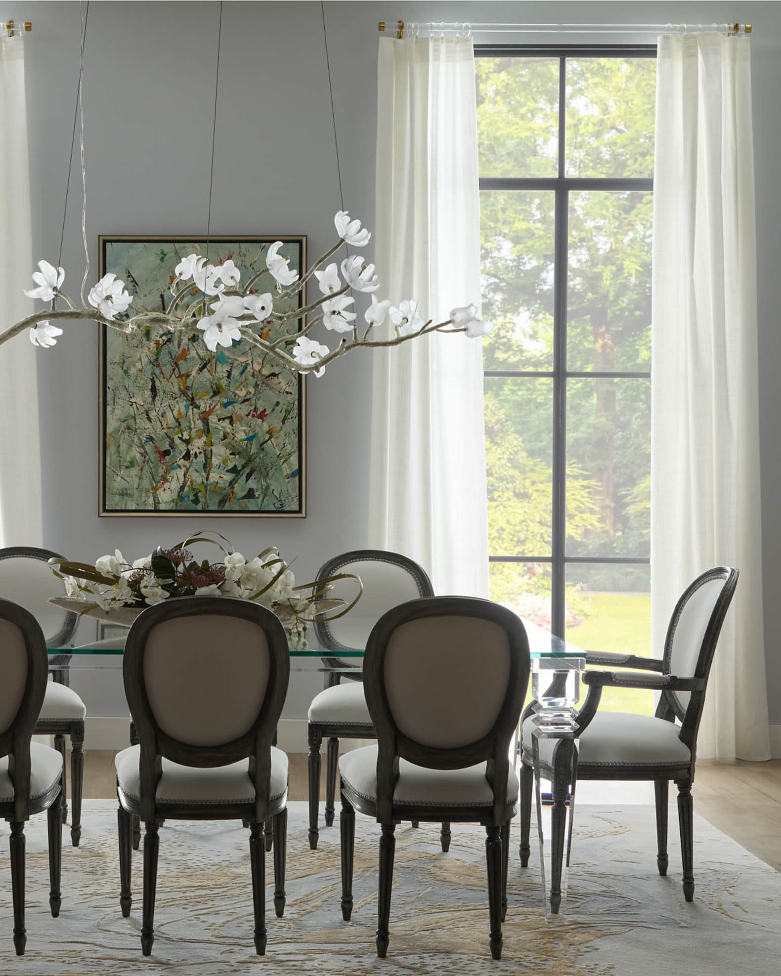 Interlude Home Christelle Acrylic Dining Table | Neiman Marcus