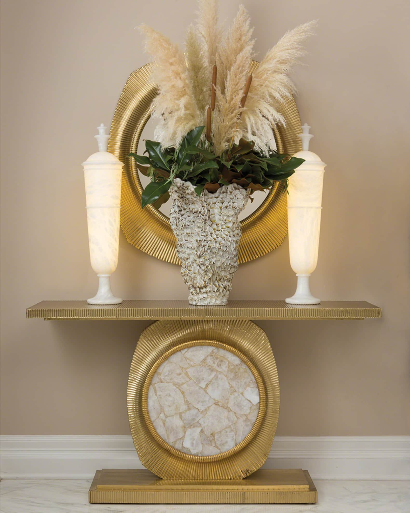 Global Views Opera Fluted Console Table | Neiman Marcus