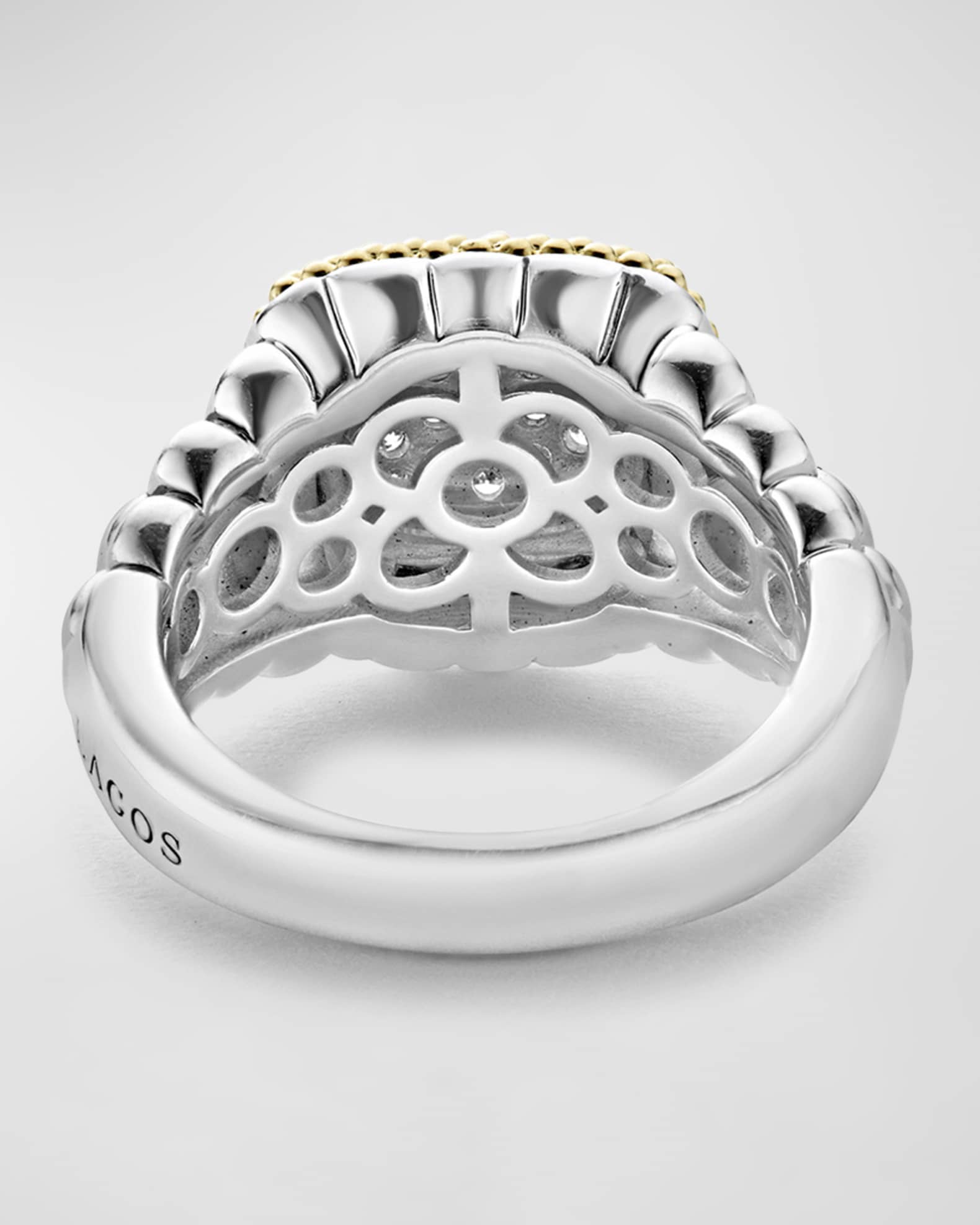 LAGOS Diamond Lux Square Ring | Neiman Marcus