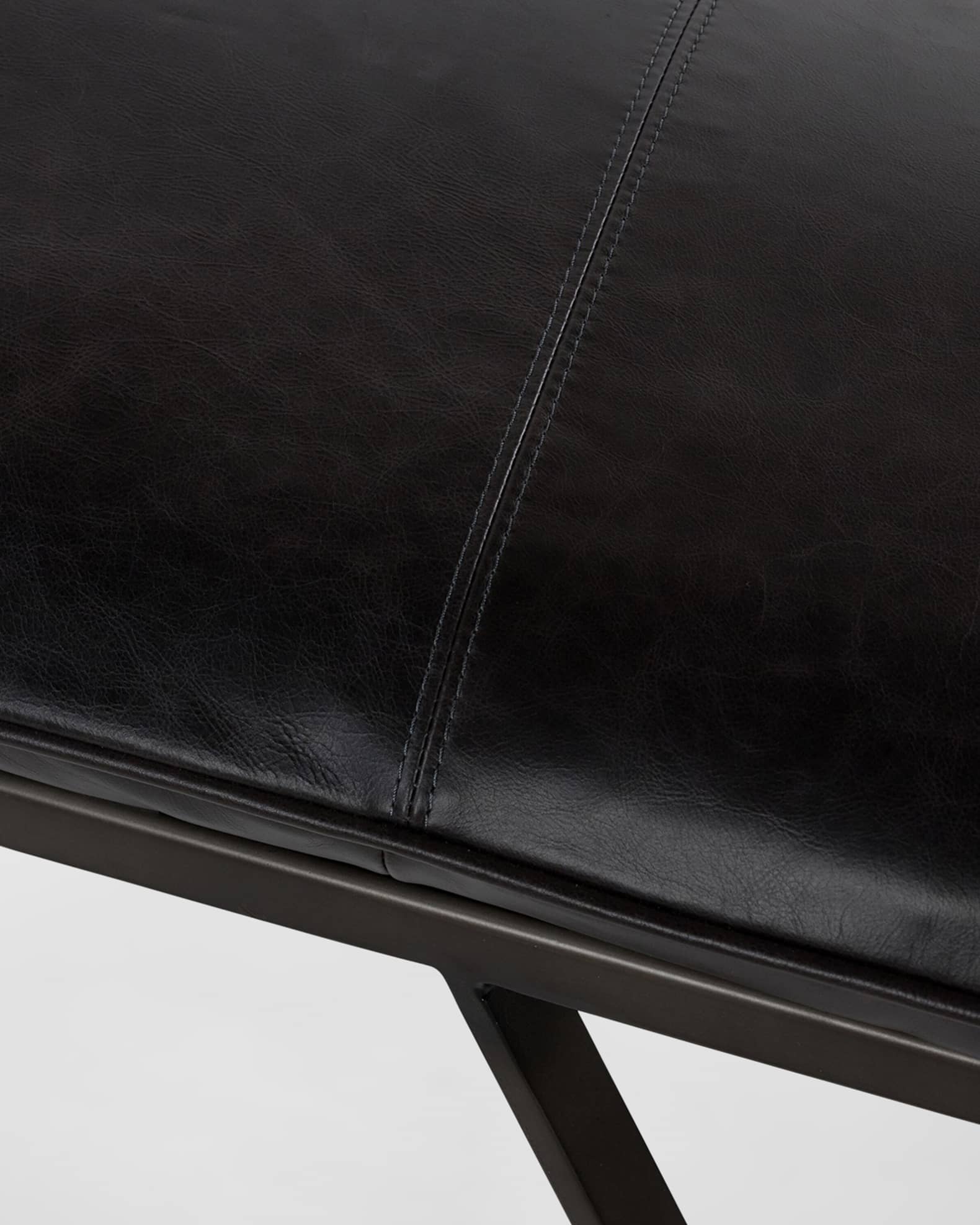Four Hands Darrow Leather Bench, 63.5" | Neiman Marcus