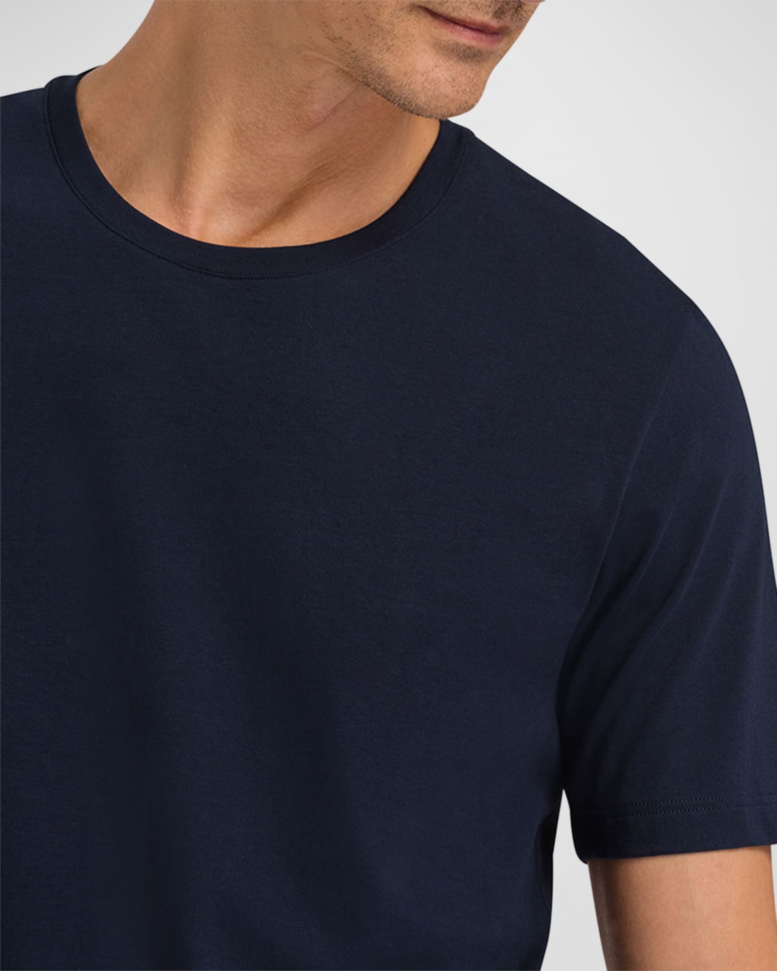 Hanro Living Short Sleeve Crewneck | Neiman Marcus